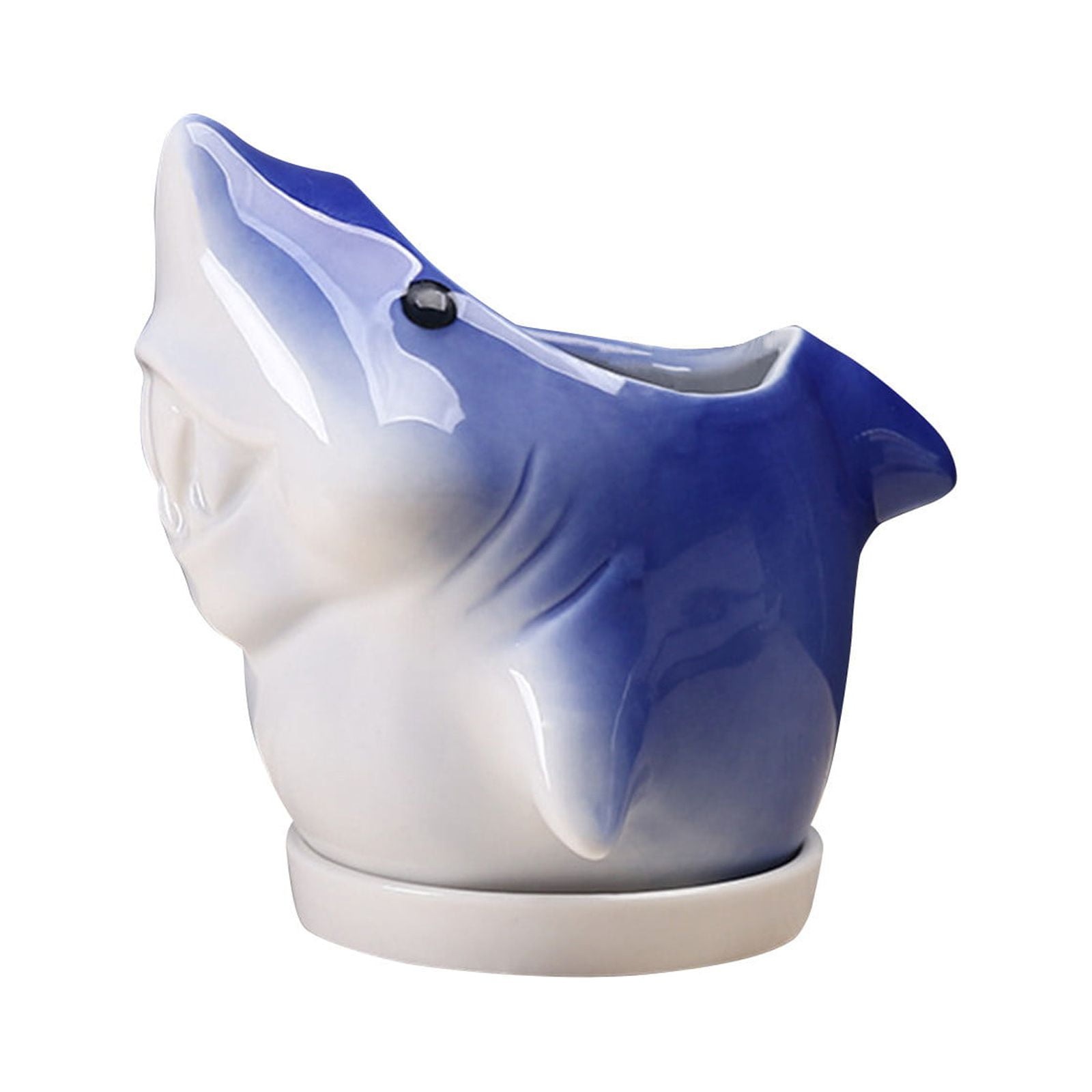 JoyMoreHome Ceremics Succulent Pot Dolphin Succulent Planter/Plant Pot ...