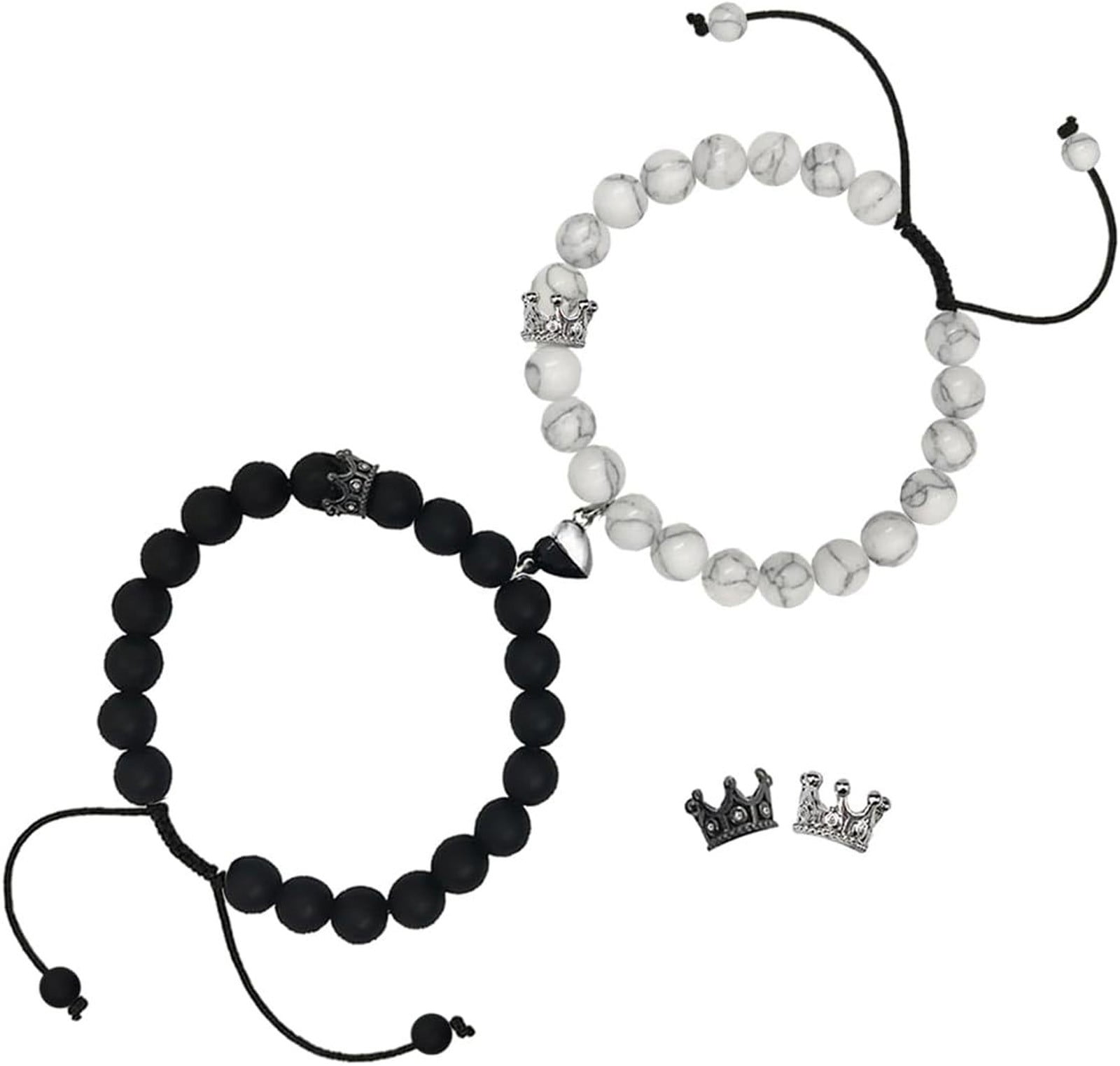 JoyMoreHome Couple Bracelet Set Friendship Couple Long Distance ...