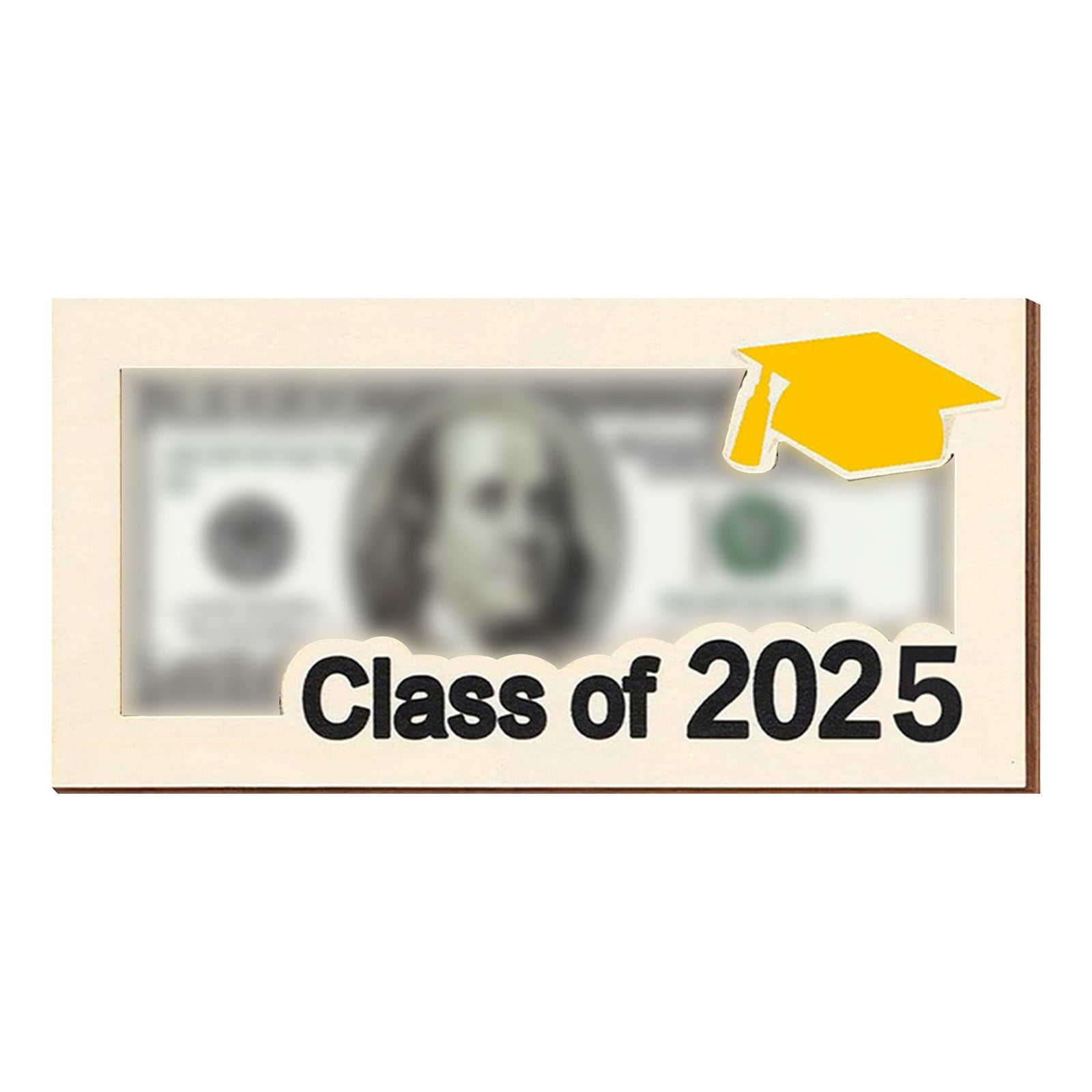 JoyMoreHome Graduation Money Holder 2025 Wooden Grad Card Cash Box ...