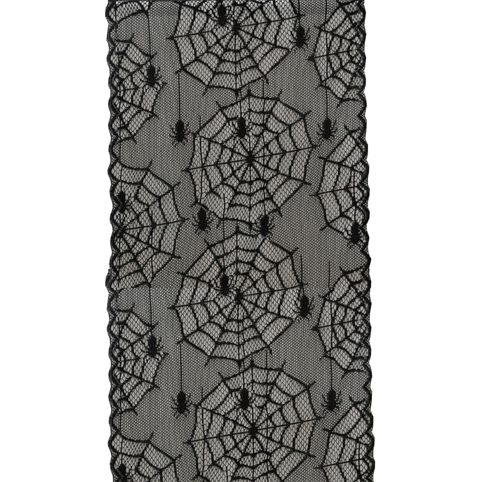 JoyMoreHome Halloween Table Runner,Black Spider Web Table Runners for ...