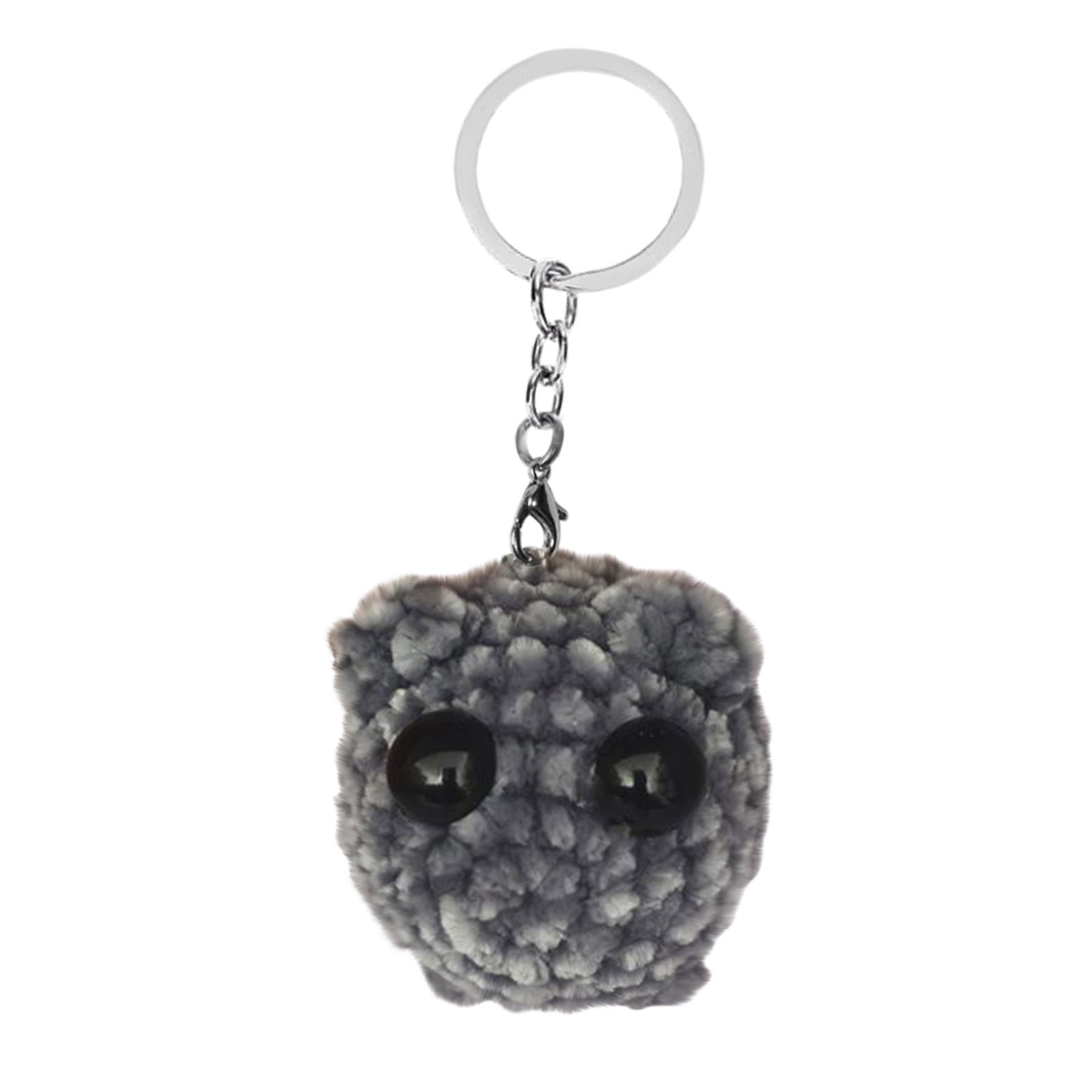 JoyMoreHome Hamster Meme Bow Keychain with Sound Upgrade Hand-Knitted ...