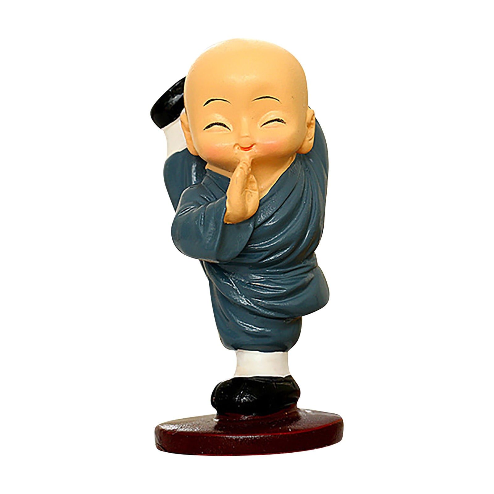 JoyMoreHome Clearance Little Monk Statue Resin Buddha Ornament Little ...