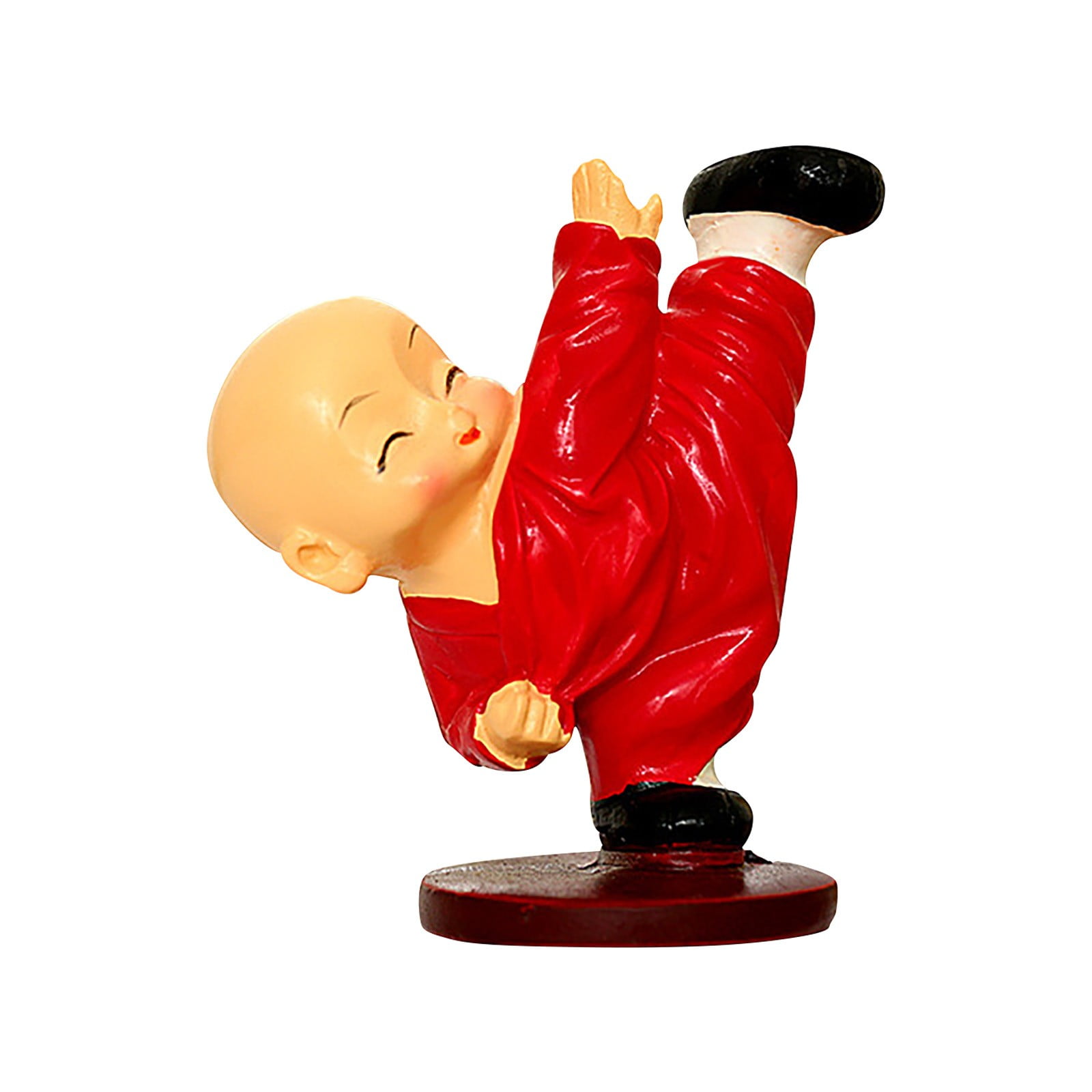 JoyMoreHome Little Monk Statue Resin Buddha Ornament Little Monks ...