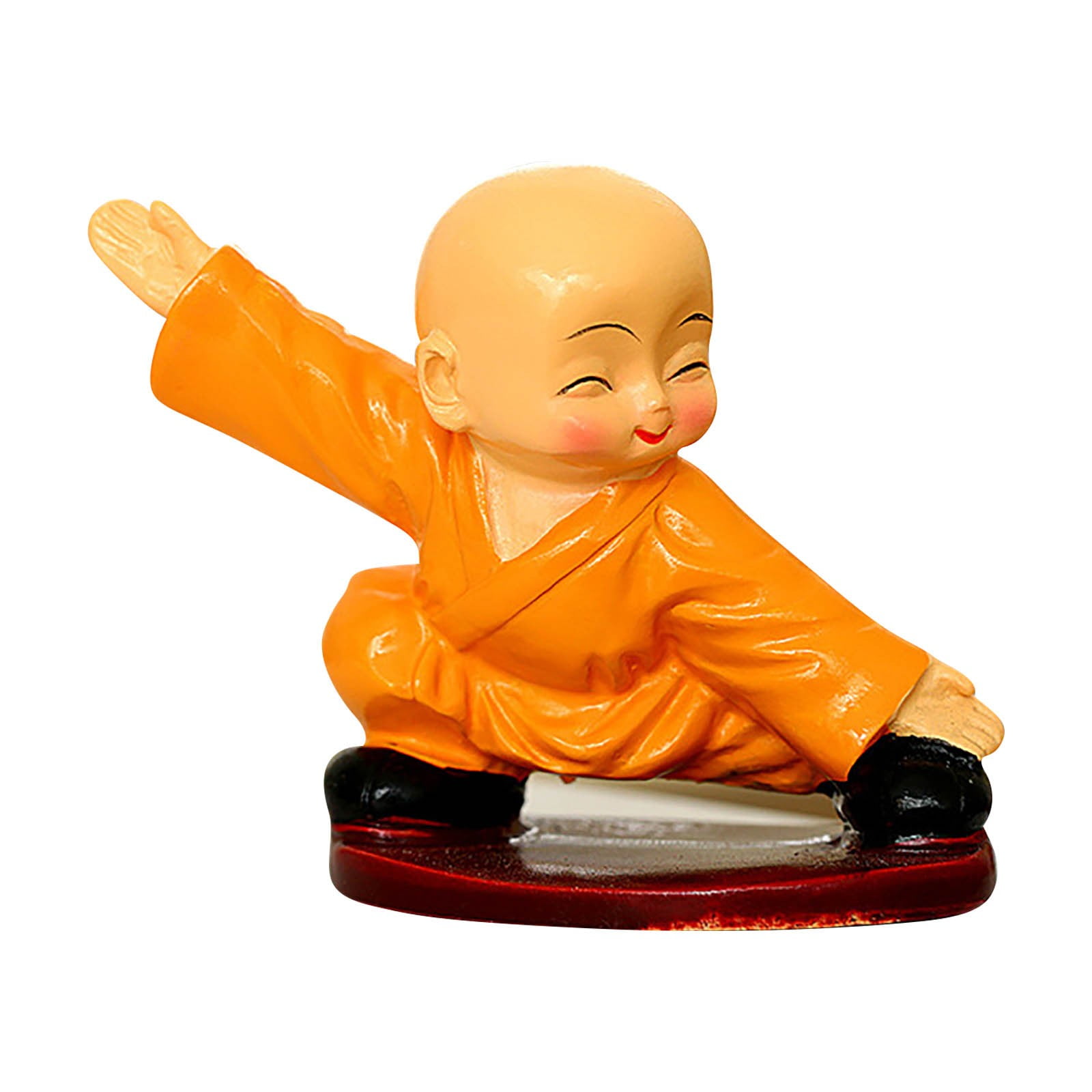 JoyMoreHome Clearance Little Monk Statue Resin Buddha Ornament Little ...