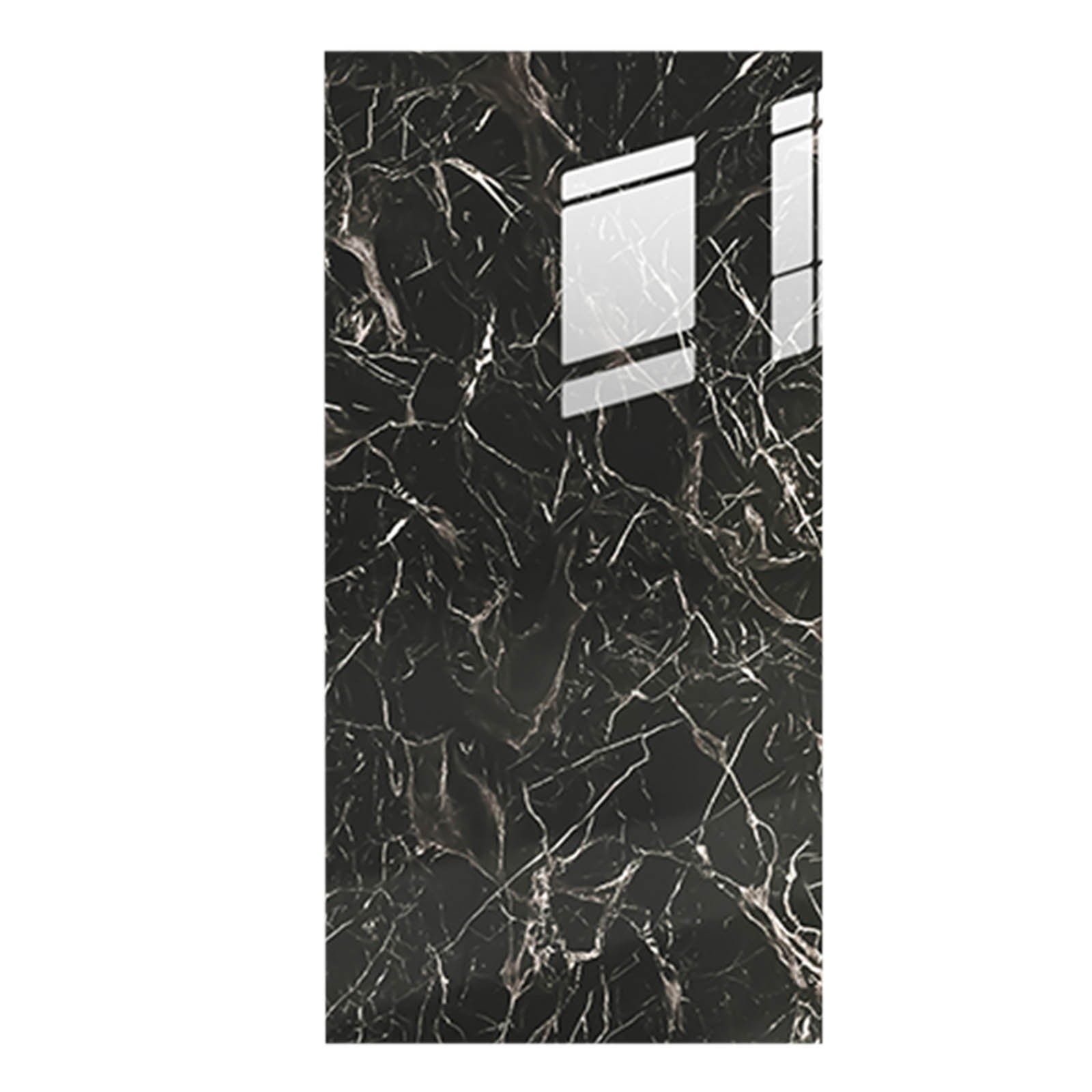 JoyMoreHome Marble Peel and Stick Backsplash Waterproof Washroom Wall ...