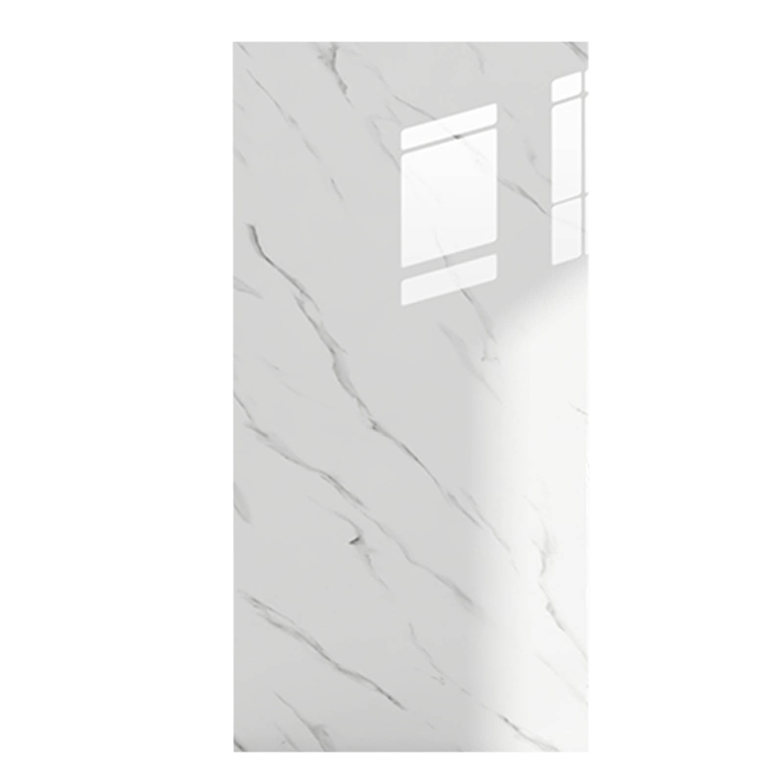 JoyMoreHome Marble Peel and Stick Backsplash Waterproof Washroom Wall ...