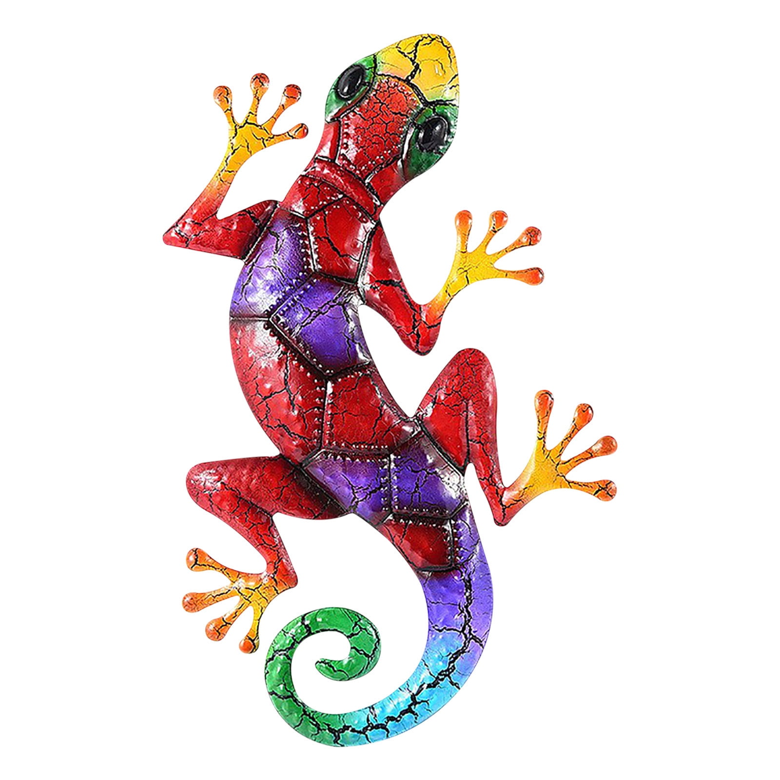 JoyMoreHome Metal Gecko Outdoor Wall Decor, Lizard Art Garden ...