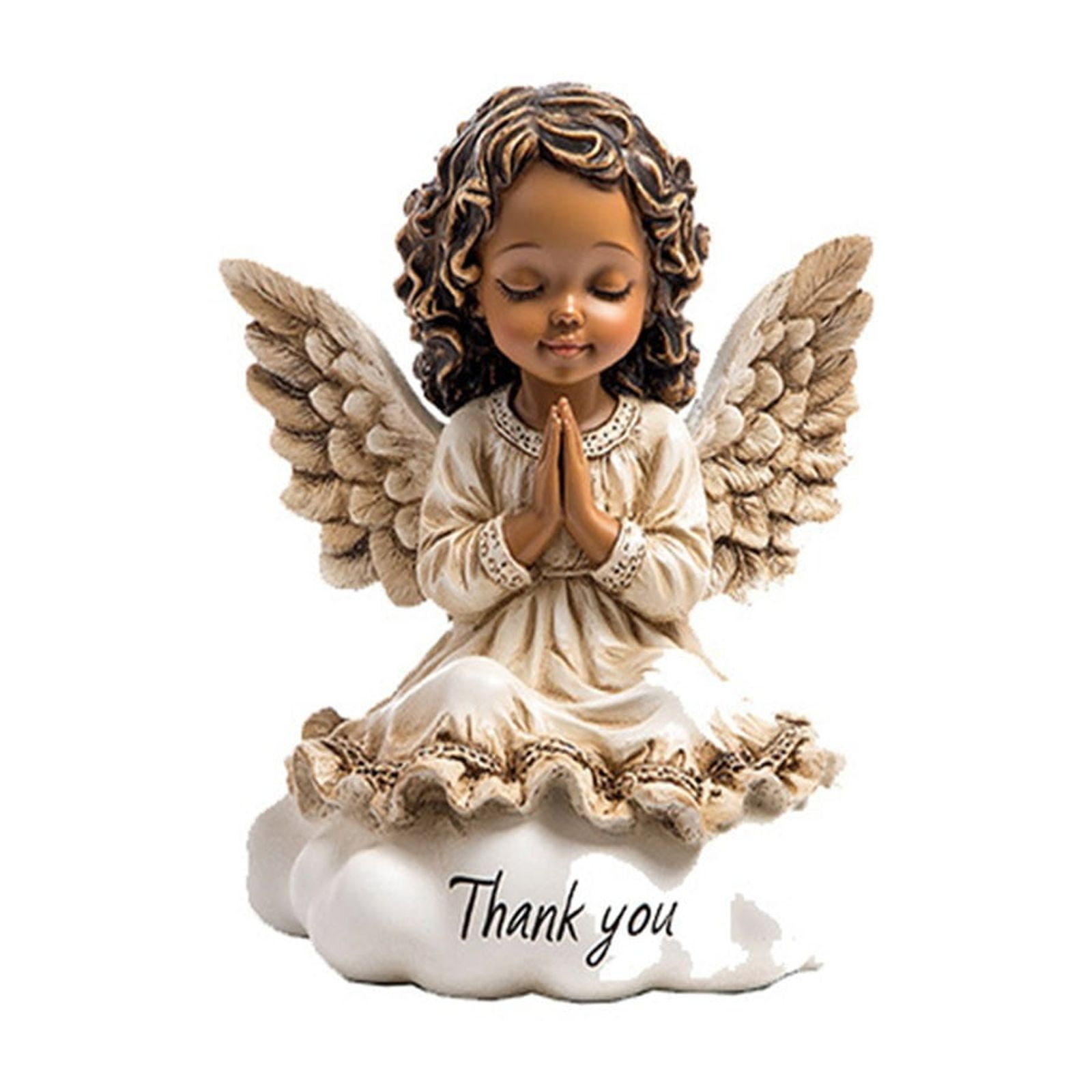 JoyMoreHome Miniature Angel Figurines - Small Angel Ornaments Resin ...
