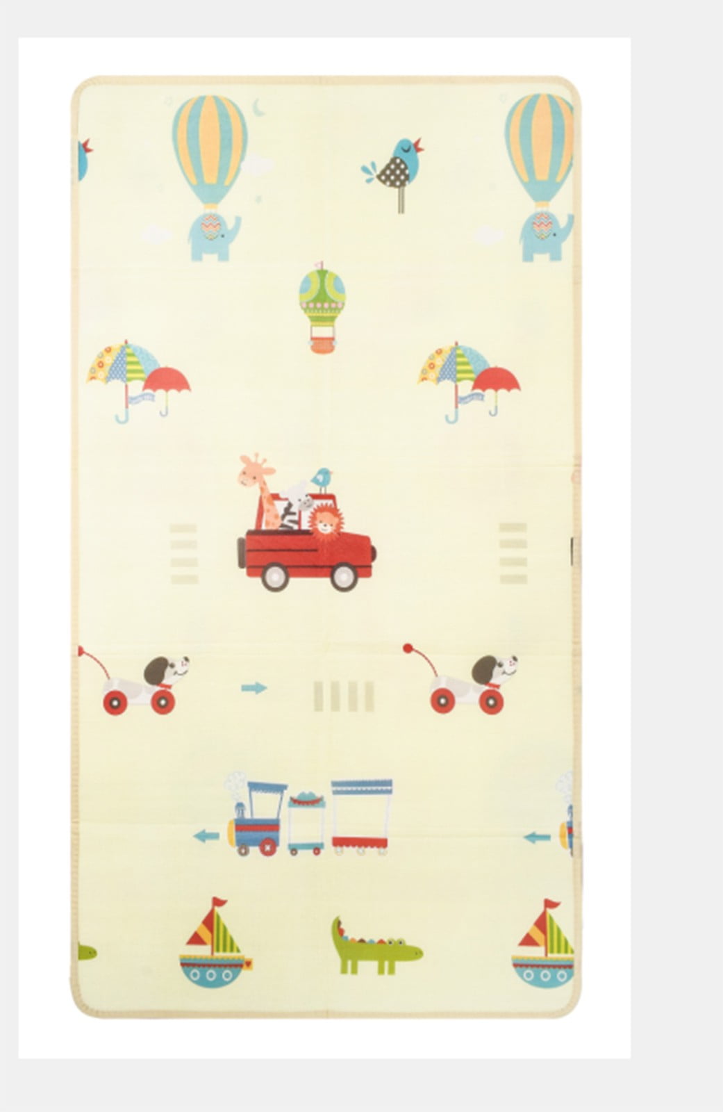 JoyMoreHome Portable Play Mat 59 x 71 Washable Foldable Crawling Mat ...
