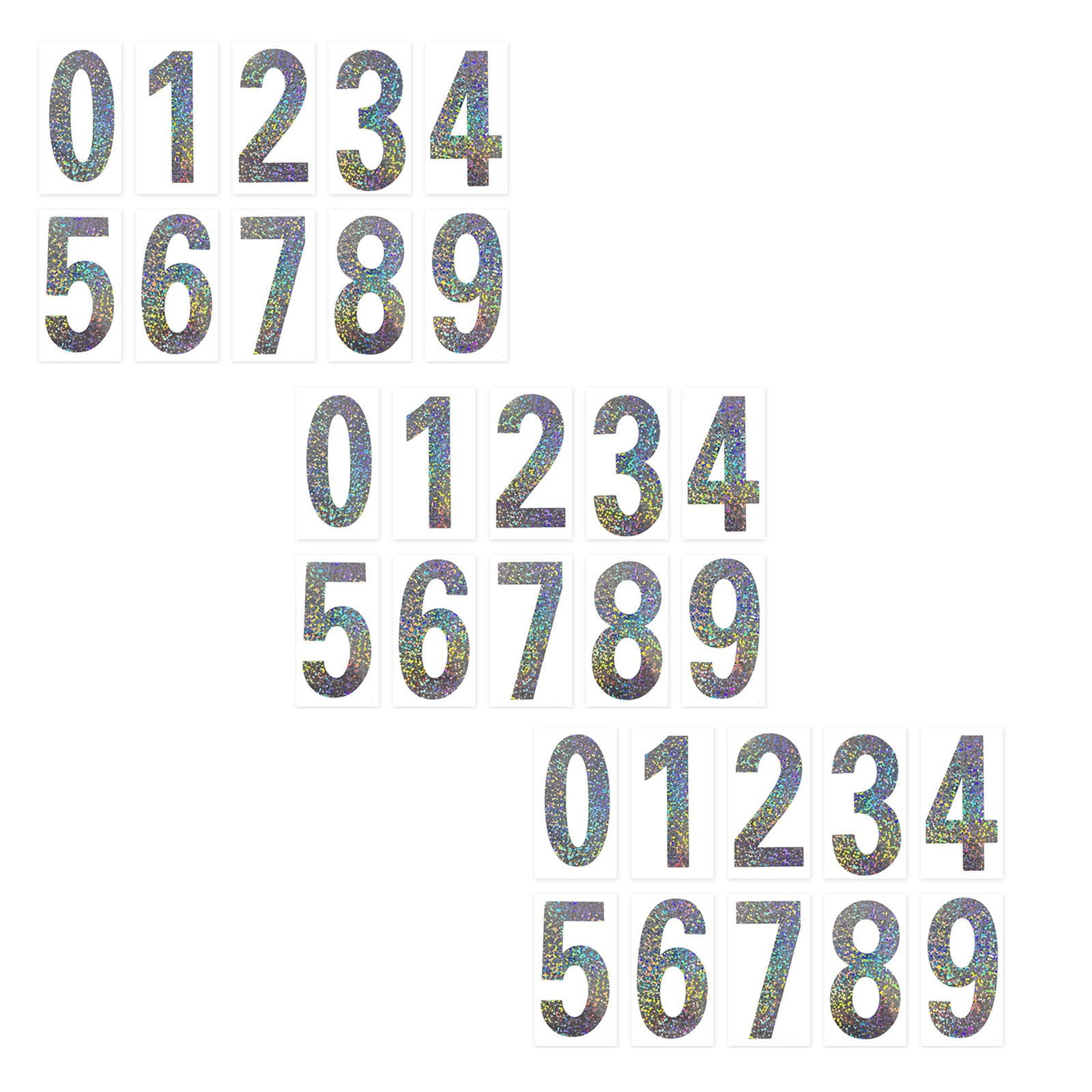 JoyMoreHome Clearance Reflective Mailbox Numbers and Letters Stickers ...