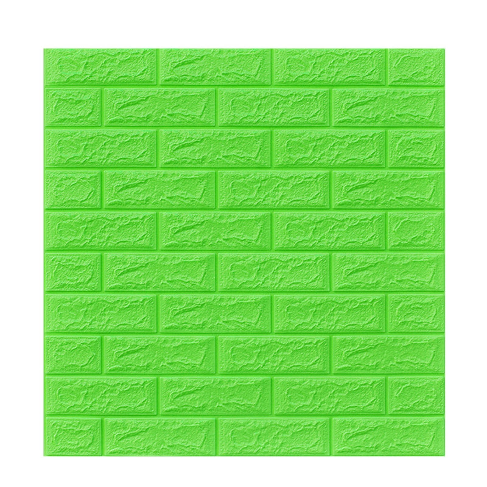 JoyMoreHome Simulation 3D Wall Panels, White Brick 3D Wallpaper Stick ...