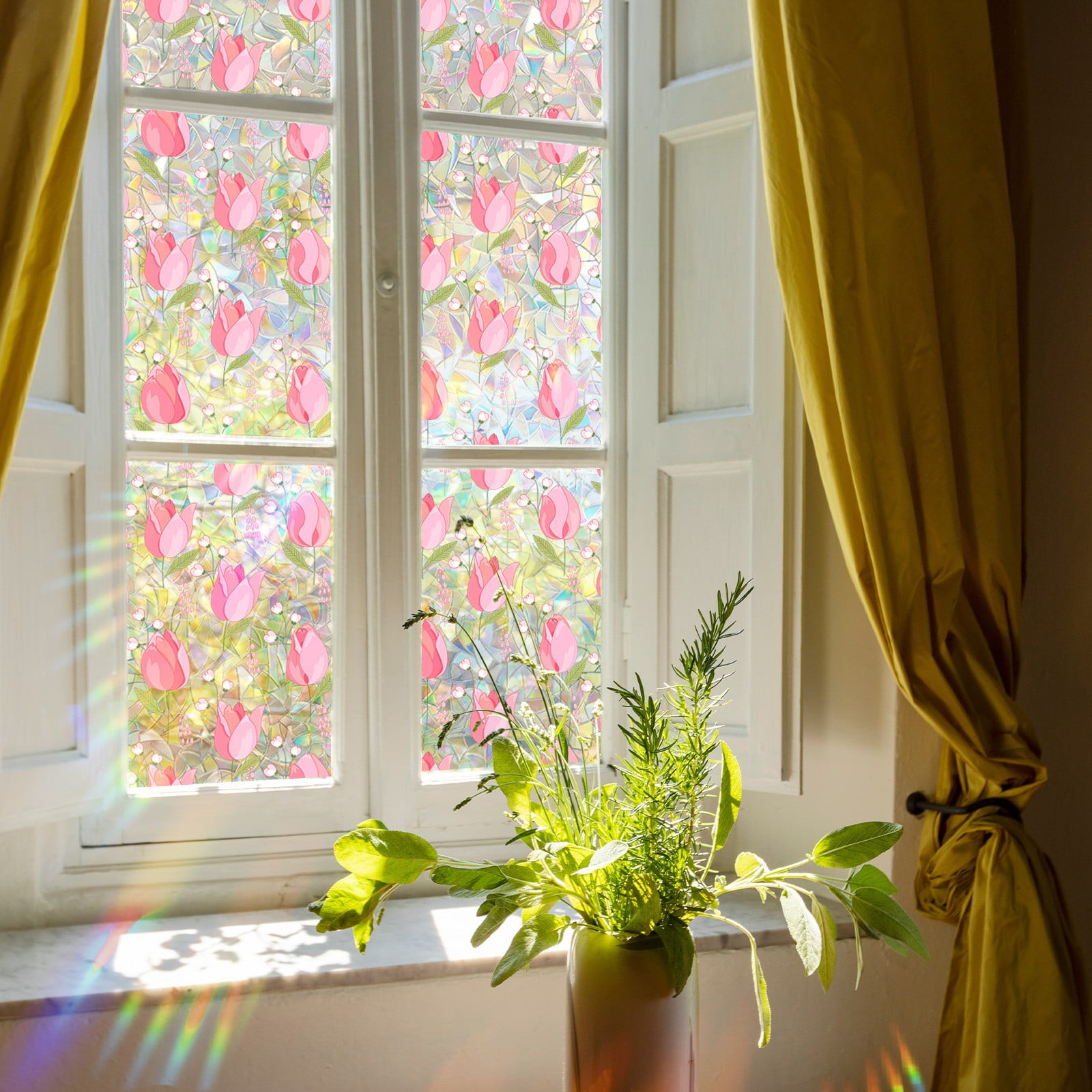 JoyMoreHome Clearance Spring Window Clings,Spring Window Clings for ...