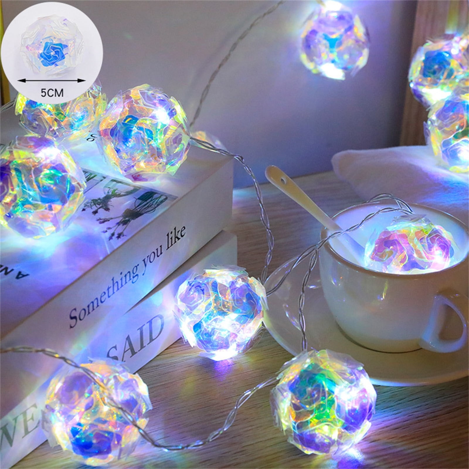 JoyMoreHome String Lights LED Decor Light, 10 LED Fairy Hanging String ...