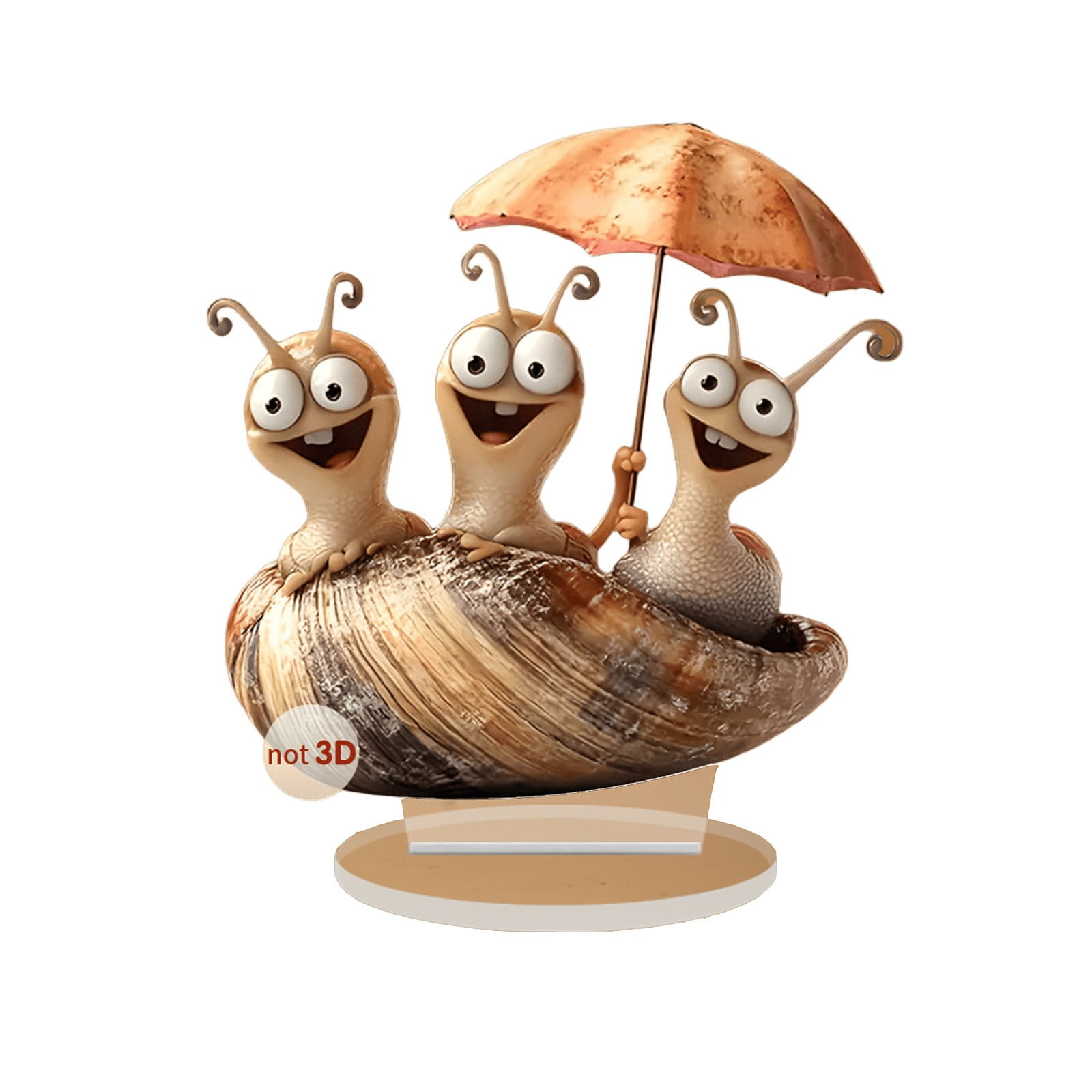 JoyMoreHome Whimsical Acrylic Animal Figurines 鈥?Dual-Purpose Garden ...