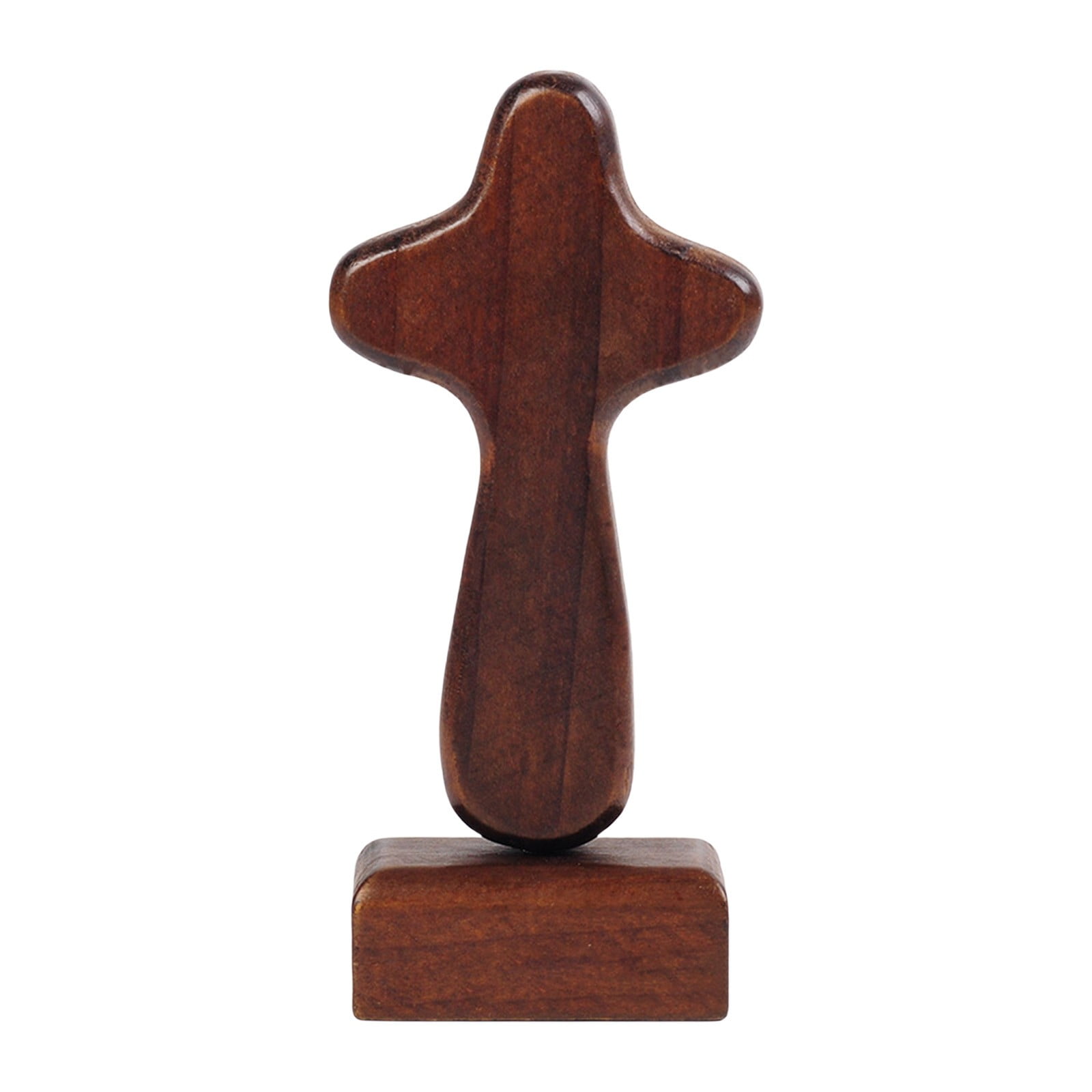 JoyMoreHome Clearance Wood Crosses with Magnet Base Wooden Tabletop ...