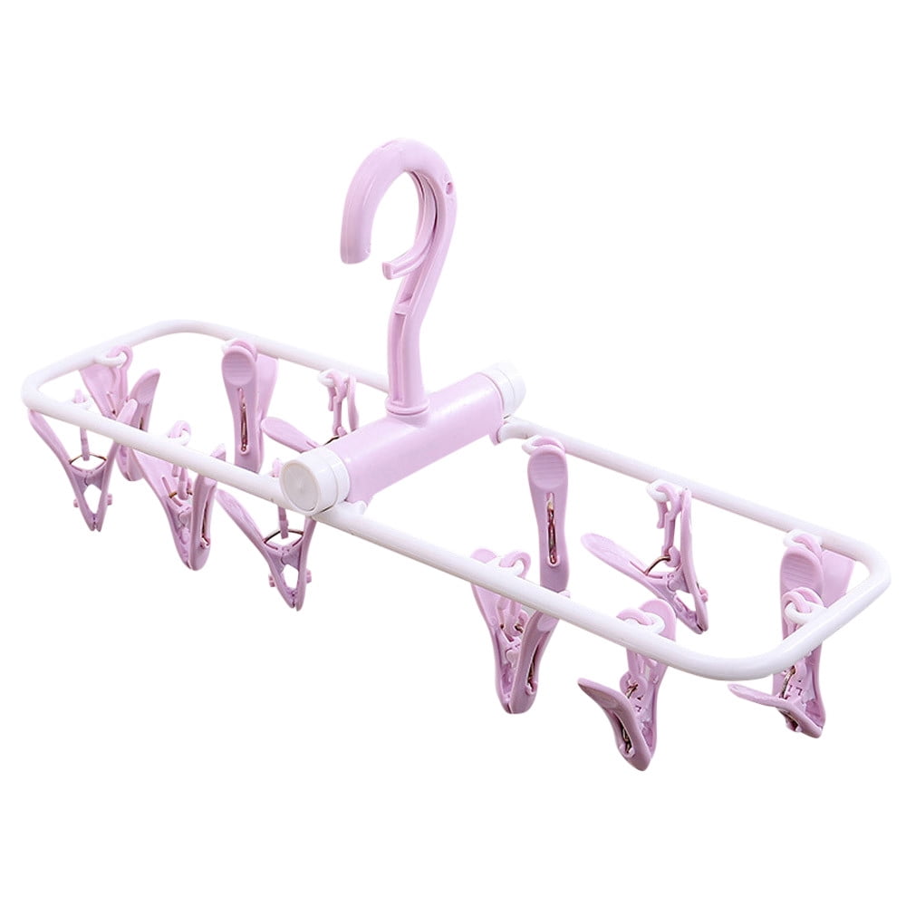 JoyMoreHome Clothes Drying Rack, Small Folding Portable Underwear ...