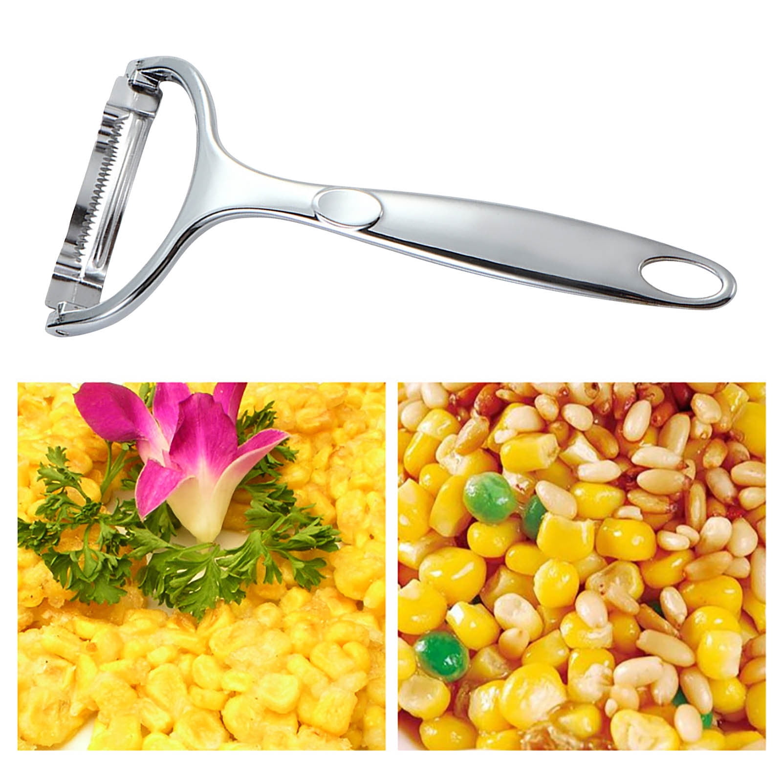 JoyMoreHome Corn Planer Cutter Thresher Peeler, Stainless Steel Corn ...