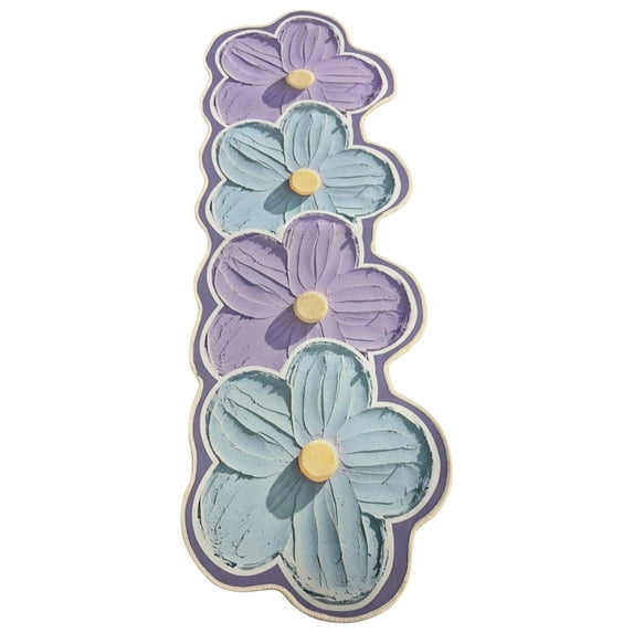 JoyMoreHome Flower Pattern Carpet, Durable Non-Slip Decorative Mat, 19 ...