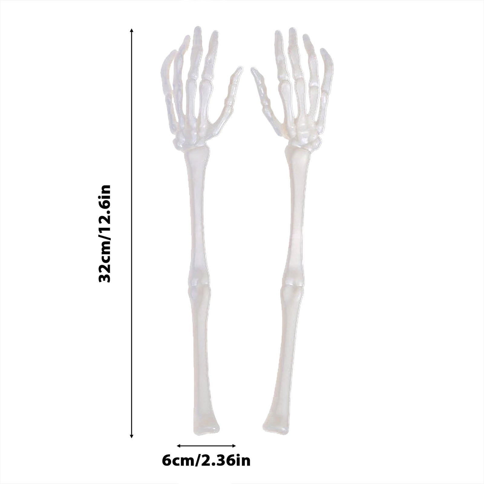JoyMoreHome Halloween Skeleton Hands Outdoor Decorations, for Graveyard ...