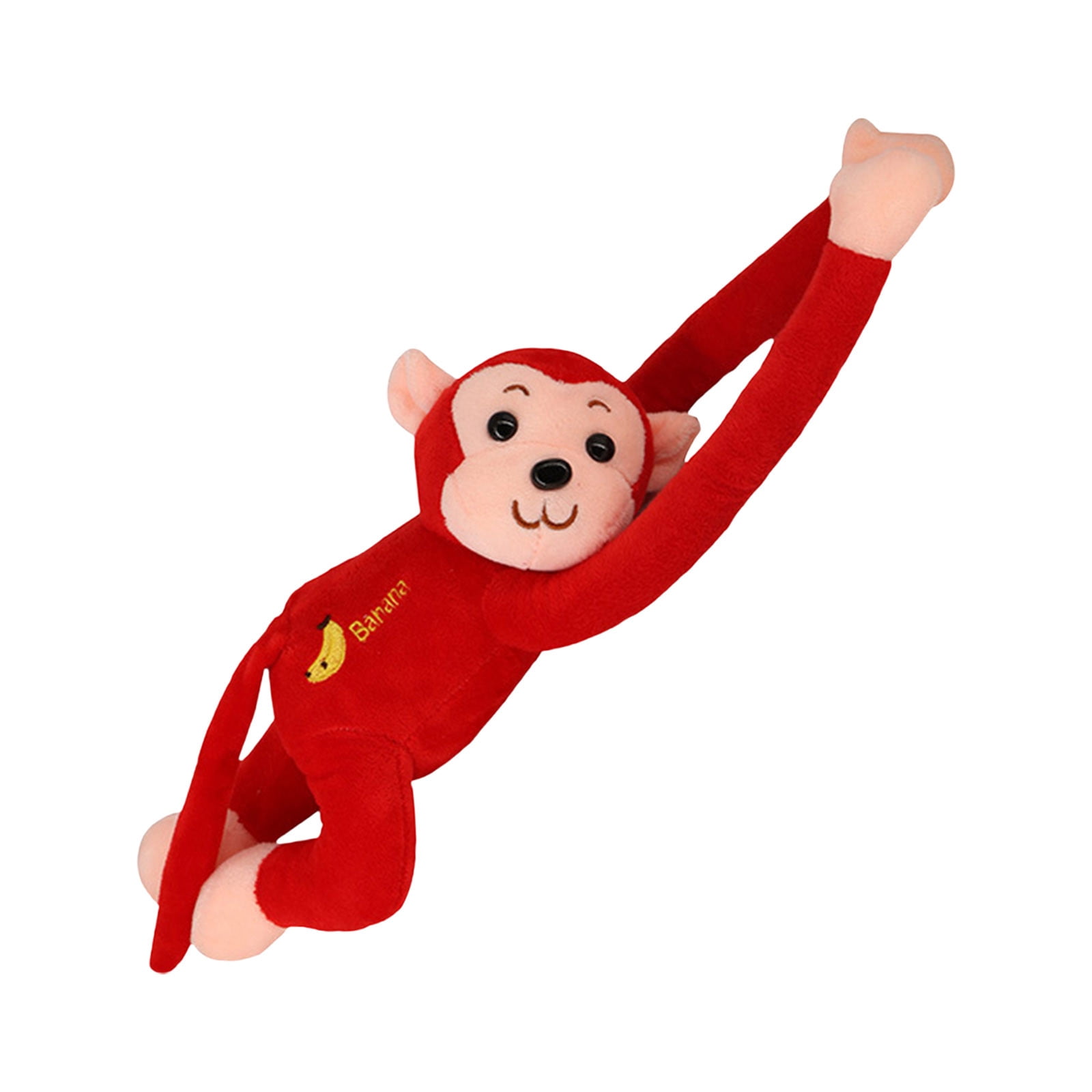 JoyMoreHome Hanging Stuffed Monkeys with Hook & Loop Fasteners - Plush ...