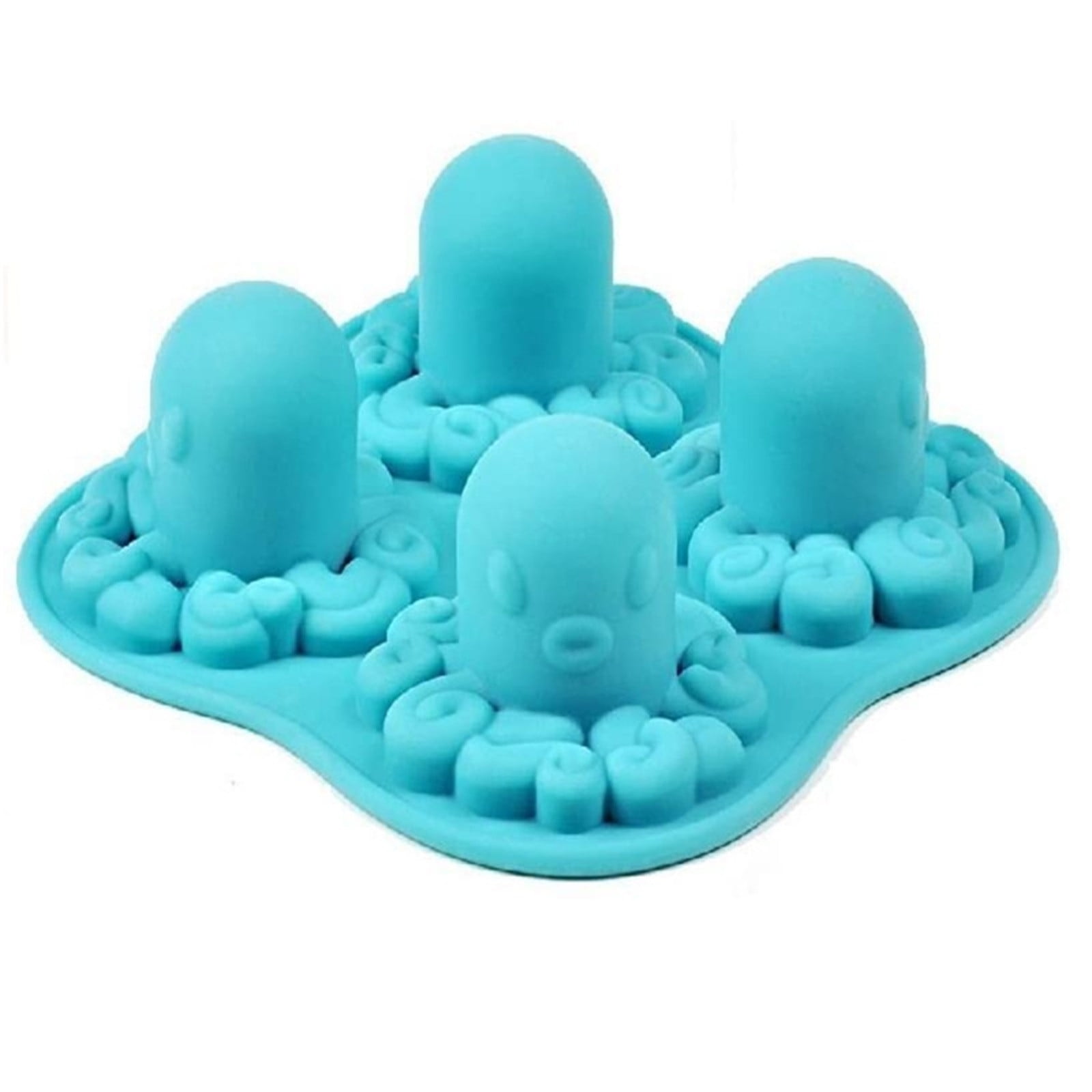 JoyMoreHome Ice Cube Tray Cute Octopus Ice Cube Maker, DIY Ice Cube ...