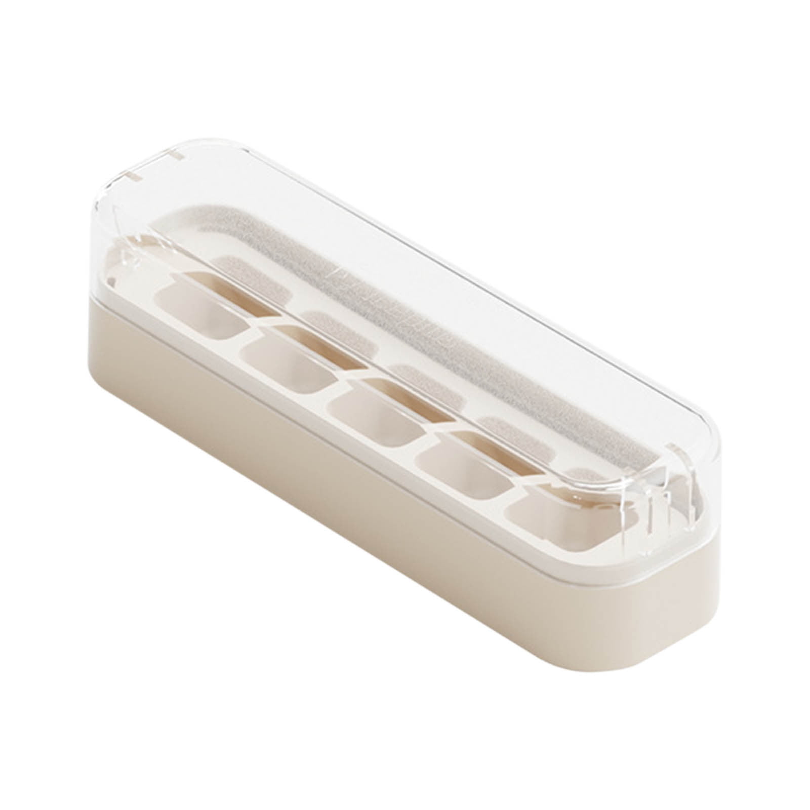 JoyMoreHome Ice Cube Tray with 5 Cubes Silicone Freezing Mold with Lid ...