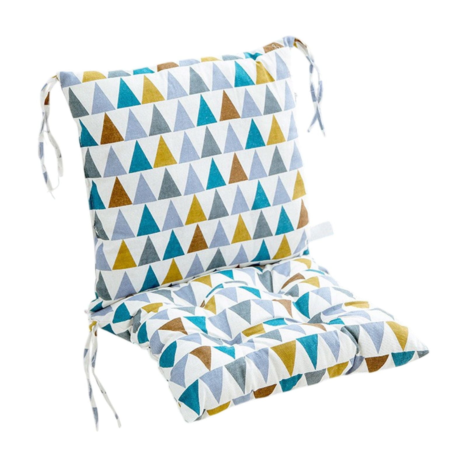 JoyMoreHome Indoor Outdoor High Back Cushions 15.75x15.75 Inch, Solid ...