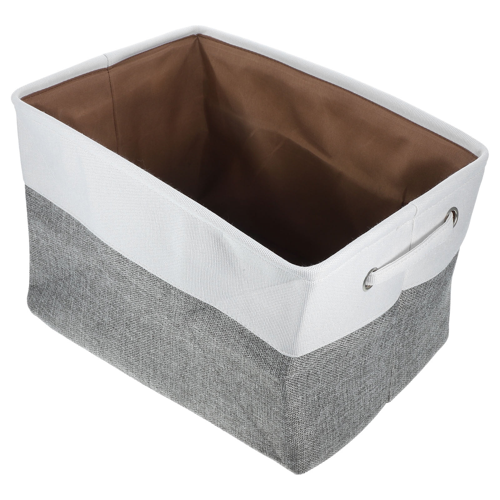 JoyMoreHome Large Storage Bins, Linen Fabric Box, Organiser for Shelves ...