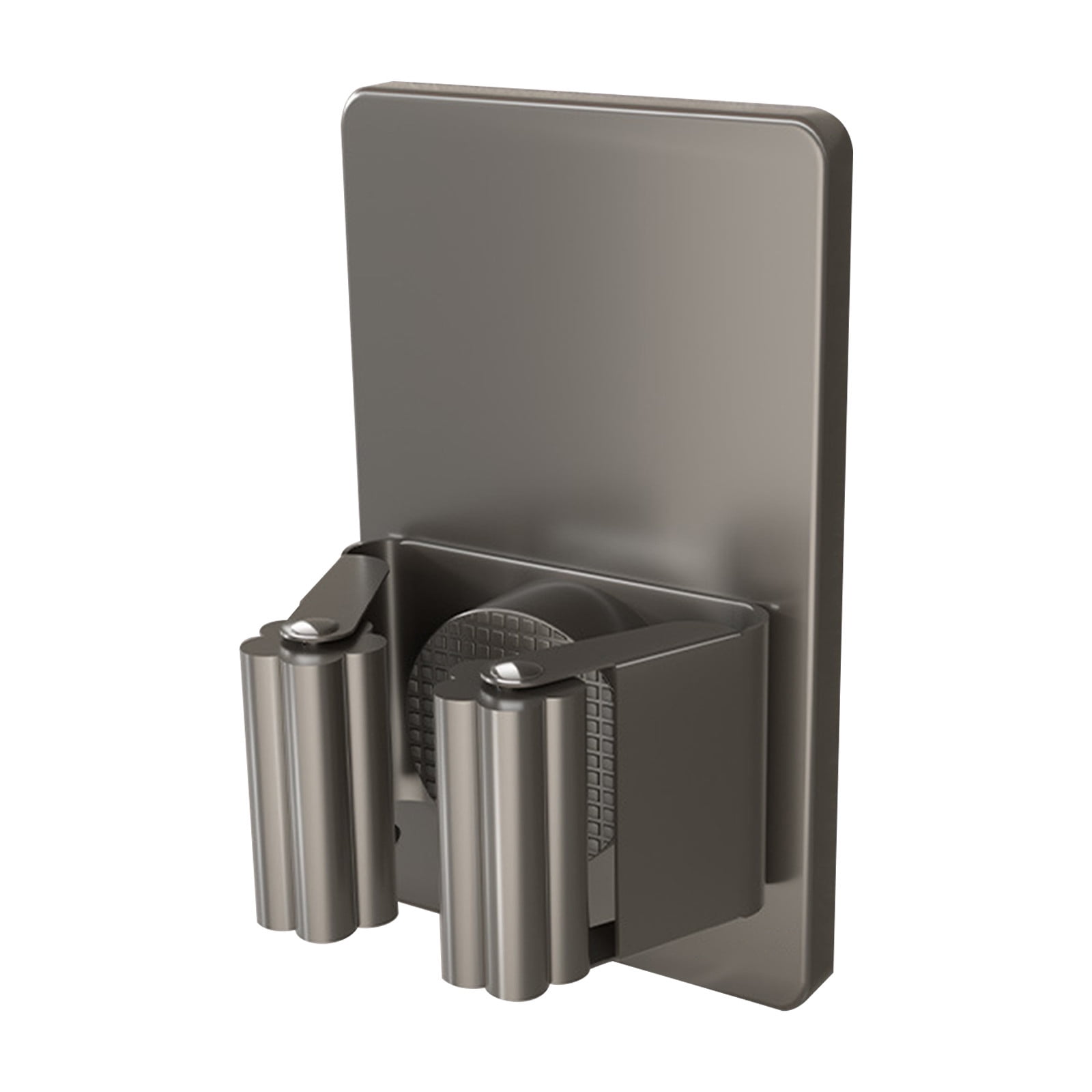 JoyMoreHome Mop Broom Holder No Drilling, Stainless Steel Broom ...