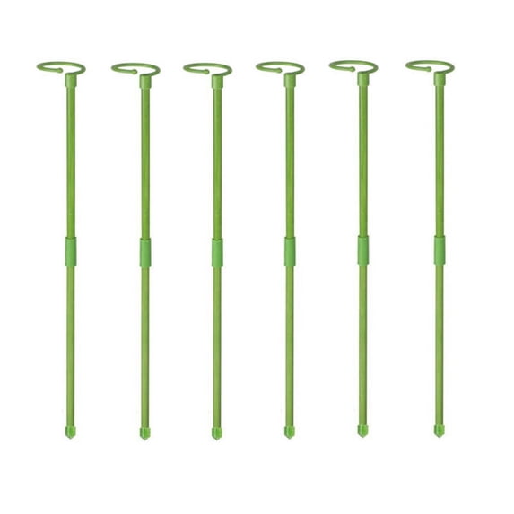 JoyMoreHome Plant Support Stake - 6 Pack, Garden Plant Support Stakes ...