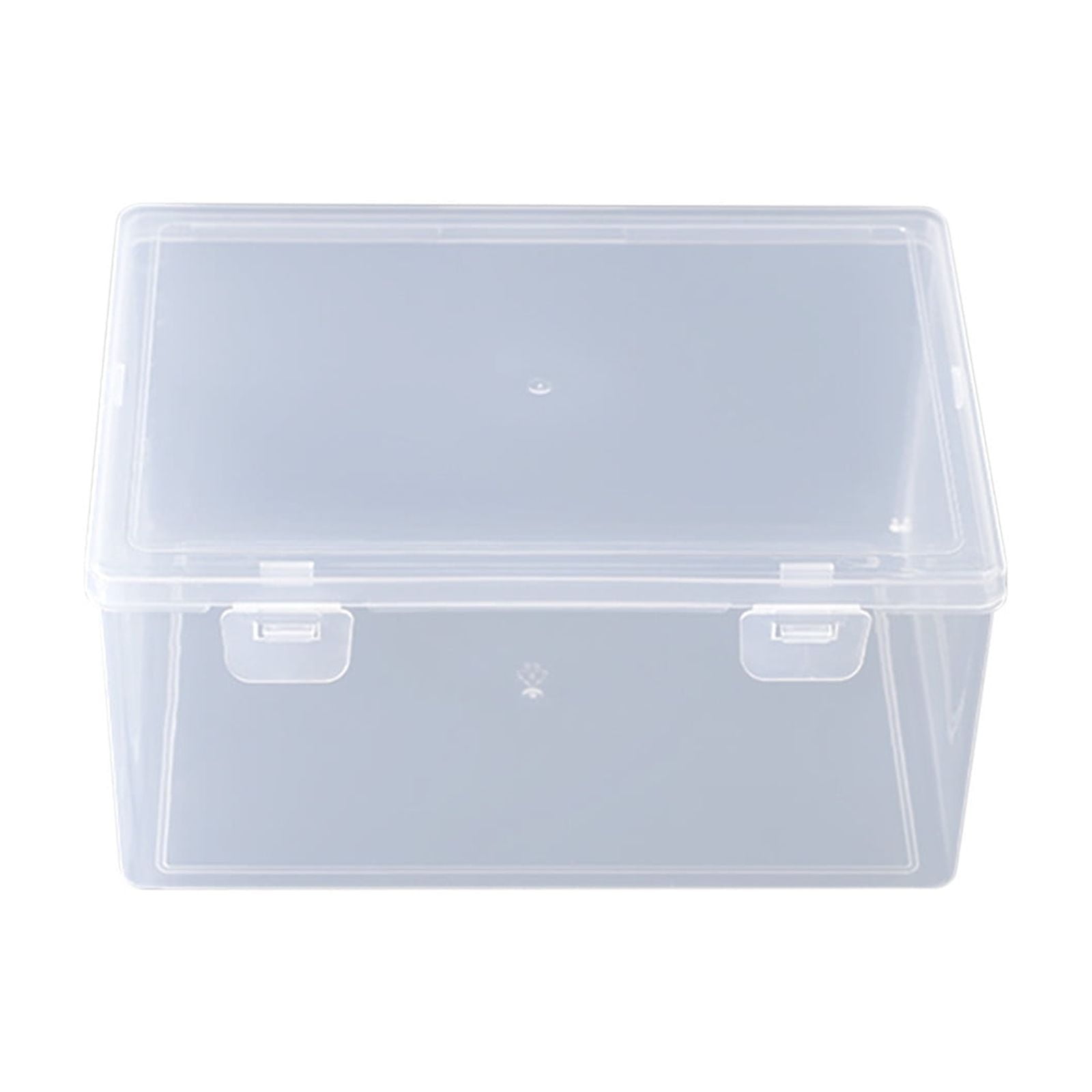 JoyMoreHome Rectangular Clear Plastic Box Containers with Buckle Lids ...