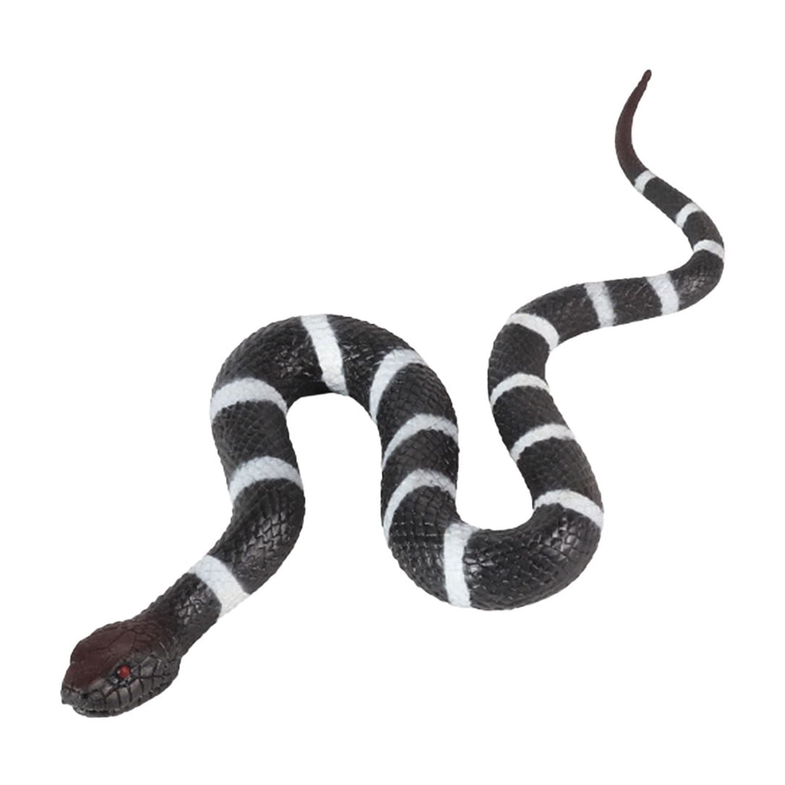 JoyMoreHome Rubber Snakes Fake Snake - Realistic Keep Birds Away ...