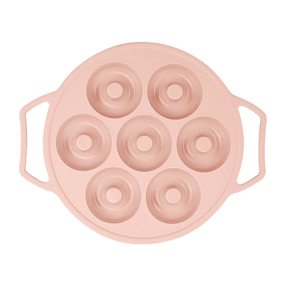 JoyMoreHome Silicone Donut Baking Pan, Heat Resistant Bagels Mold Easy ...