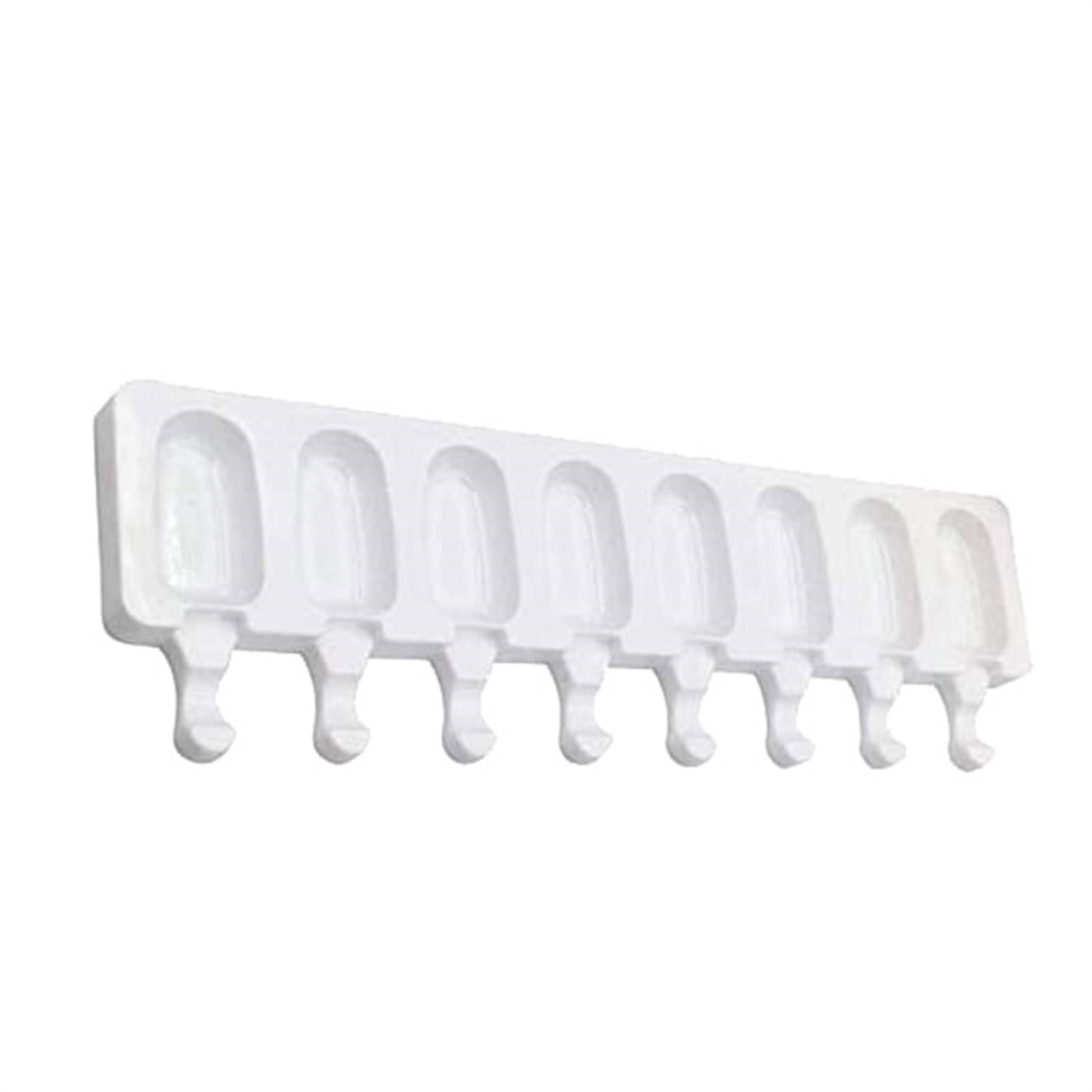 JoyMoreHome Silicone Popsicle Molds 8 Cavities Ice Cream Oval Cake ...