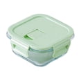JoyMoreHome Square Glass Food Storage Containers with Lids, Microwave ...