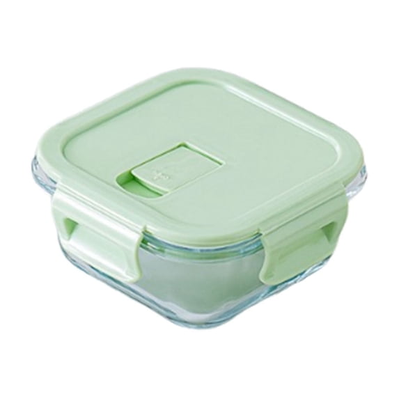 JoyMoreHome Square Glass Food Storage Containers with Lids, Microwave ...