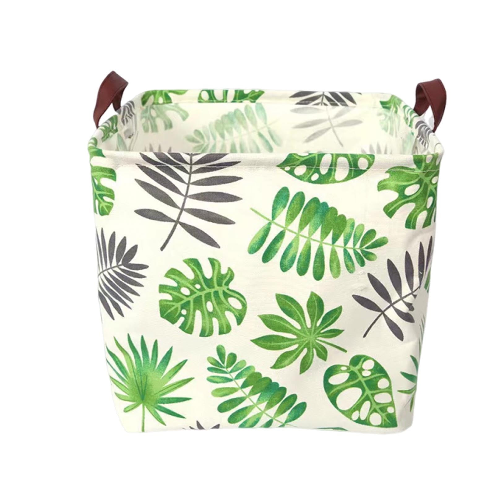 JoyMoreHome Storage Basket Canvas Organizer Bin for Toys, Clothes, Pets ...