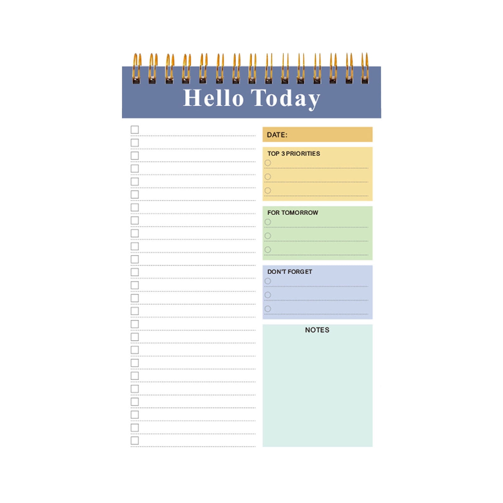 JoyMoreHome To Do List Notepad - Daily Planner Notepad Undated ...