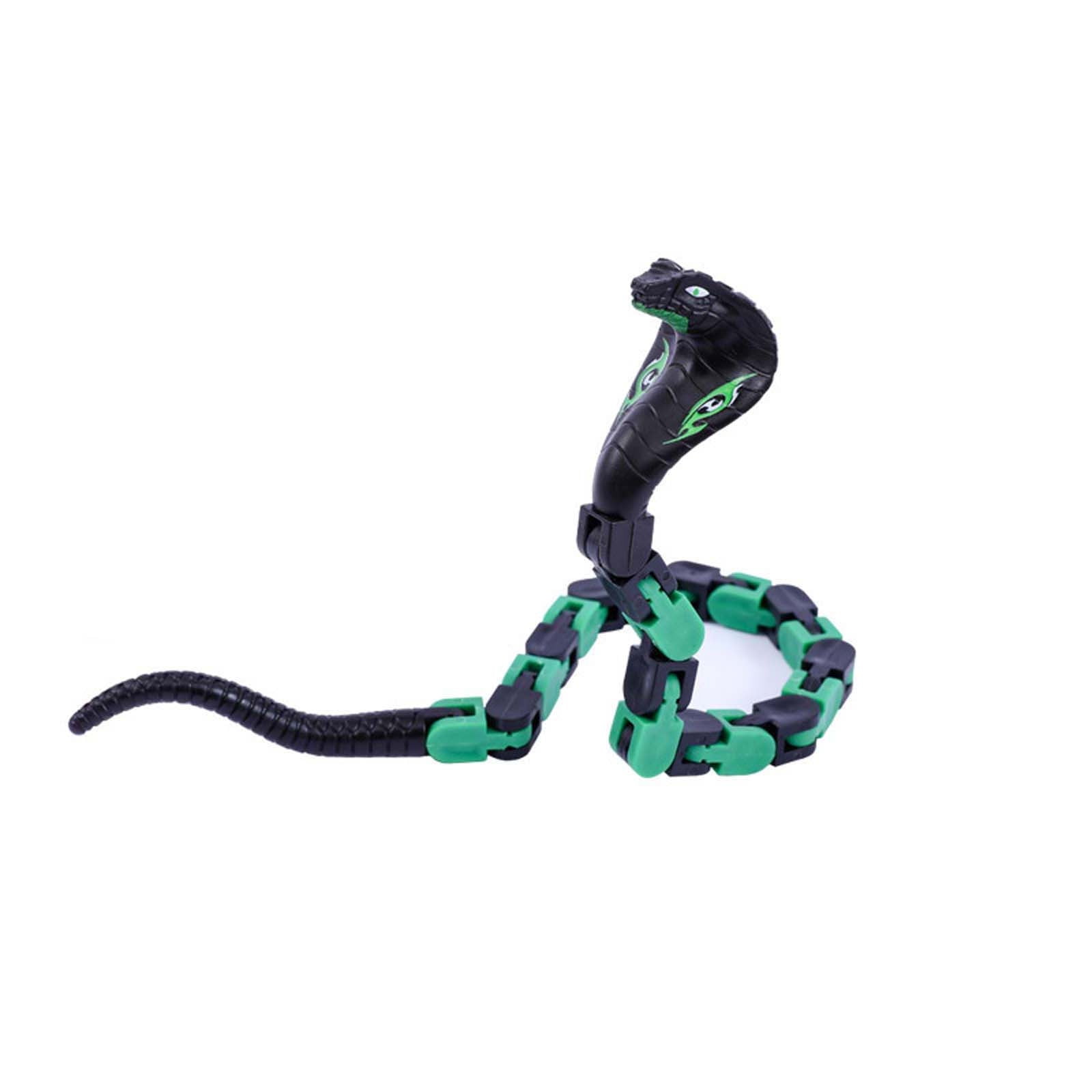 JoyMoreToys Colorful Joint Snakes Toys for Kids Party Favors,Sensory ...