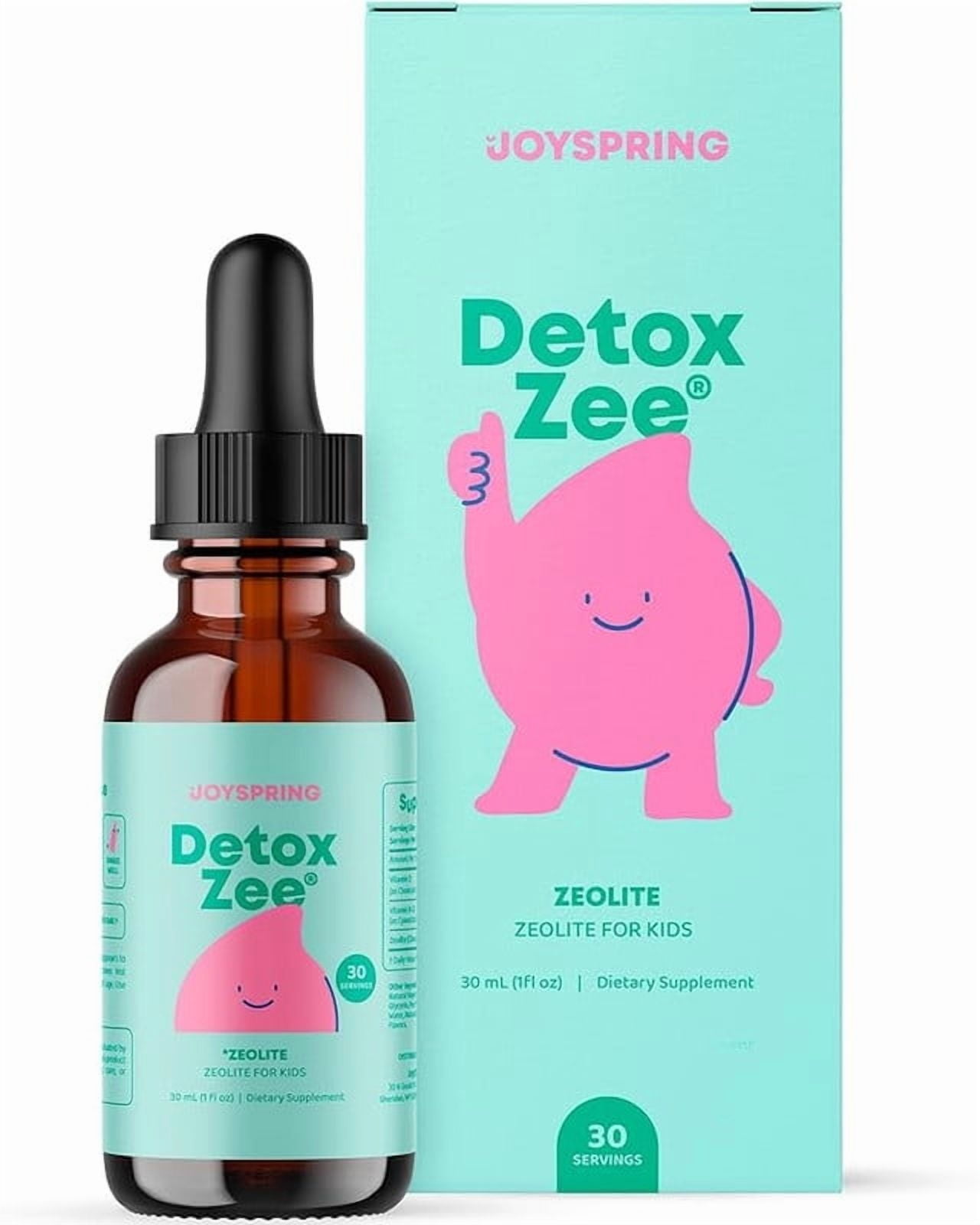 JoySpring Zeolite Detox Drops for Kids 1 fl oz (30 ml) - Walmart.com