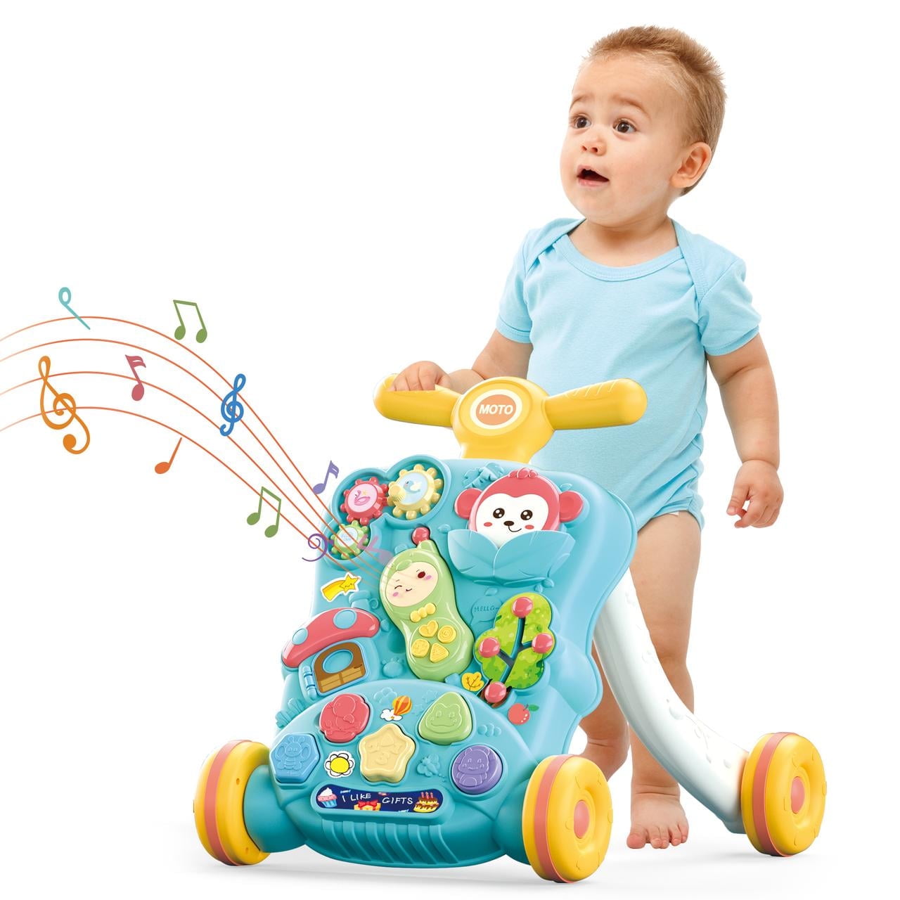 JoyStone Baby Push Walkers, Kids Multiple Activity Center, Lights ...