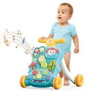 SKYSHALO 4-in-1 Toddler Walker, Compact Activity Hub with Wheels ...