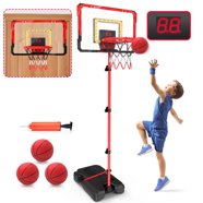 Little Tikes Adjust 'n Jam Pro: Adjustable Hoop & Net for Kid's Play ...