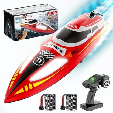 TOPFOX RC Boat - Remote Control Racing Boat for Adults & Kids, 12+KMH ...