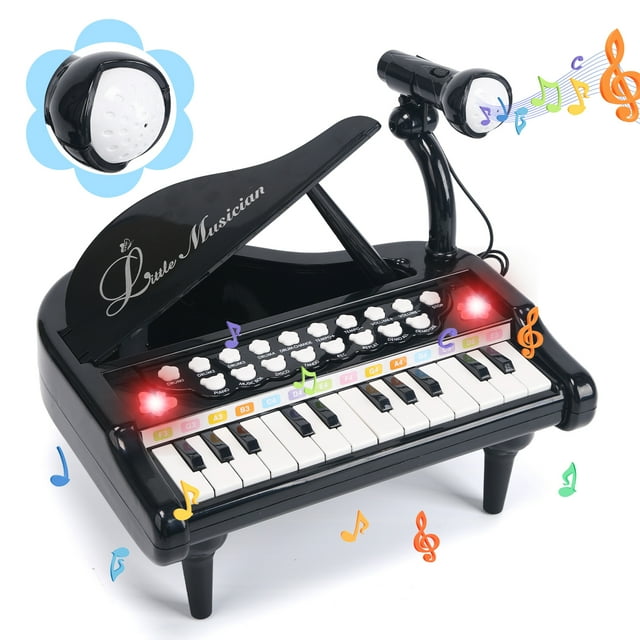 JoyStone 24 Keys Toy Piano for Girls, Cute Piano for Kids with Built-in ...