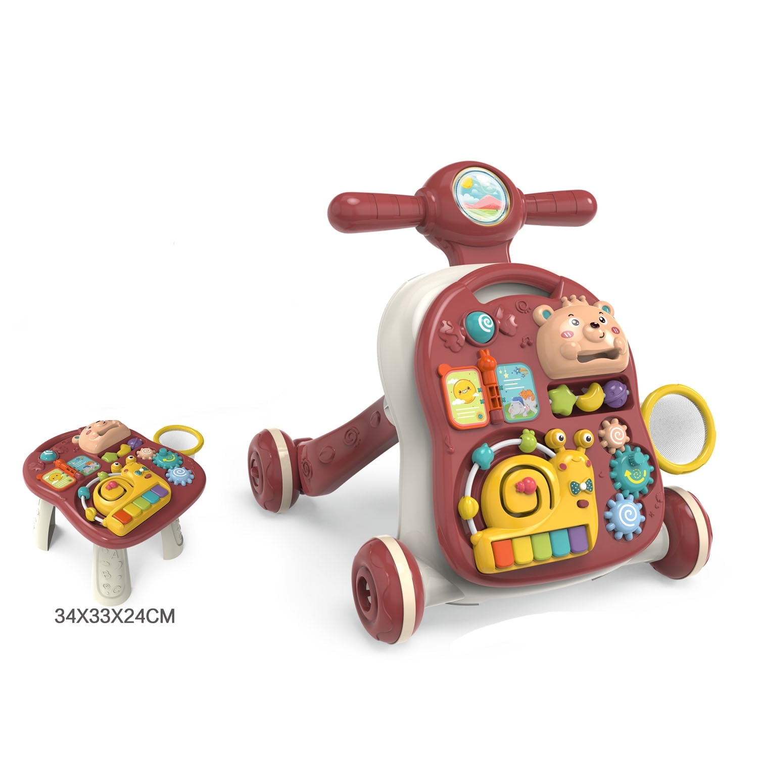 JoyStone 3 in 1 Muscial Baby Walker and Activity Center for Baby ...