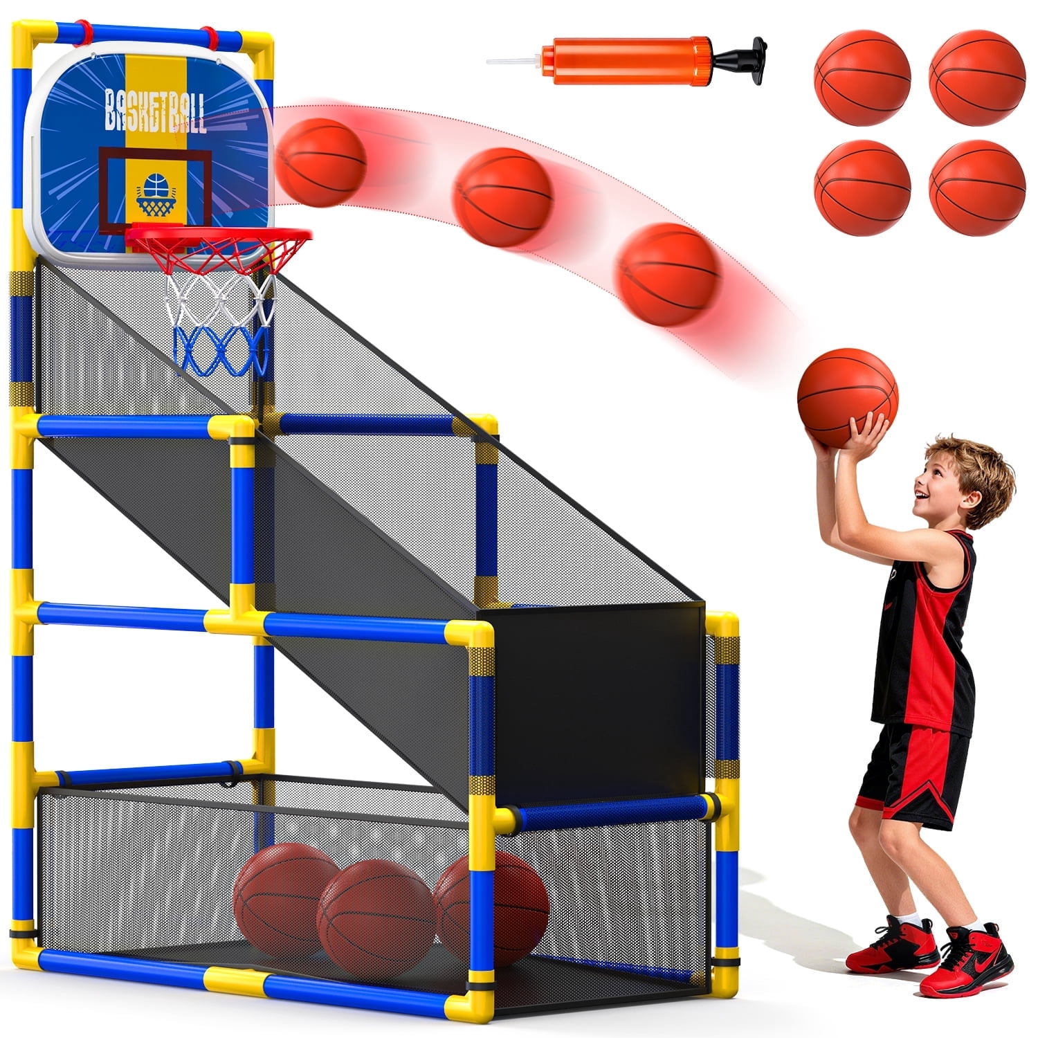 JoyStone Kids Basketball Hoop Arcade Game, Basketball Hoop Indoor ...
