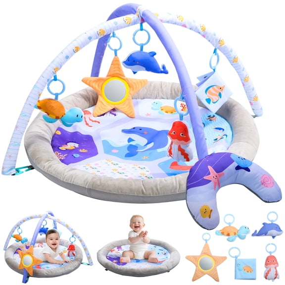 Lovevery, Anytime Activity Mat, On-The-Go Play Mat for Baby, Play Mat ...