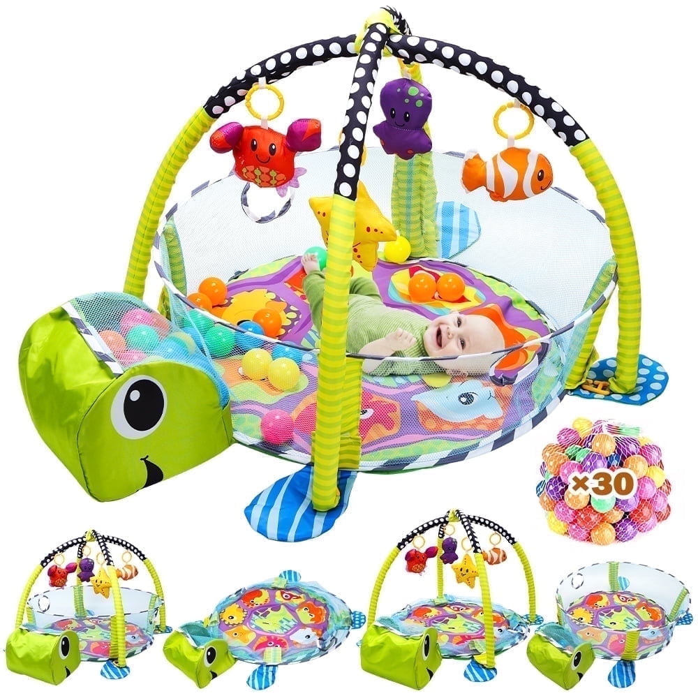 Walmart Black Friday Deals 2025 - JoyStone 4 in 1 Turtle Baby Play Gym ...