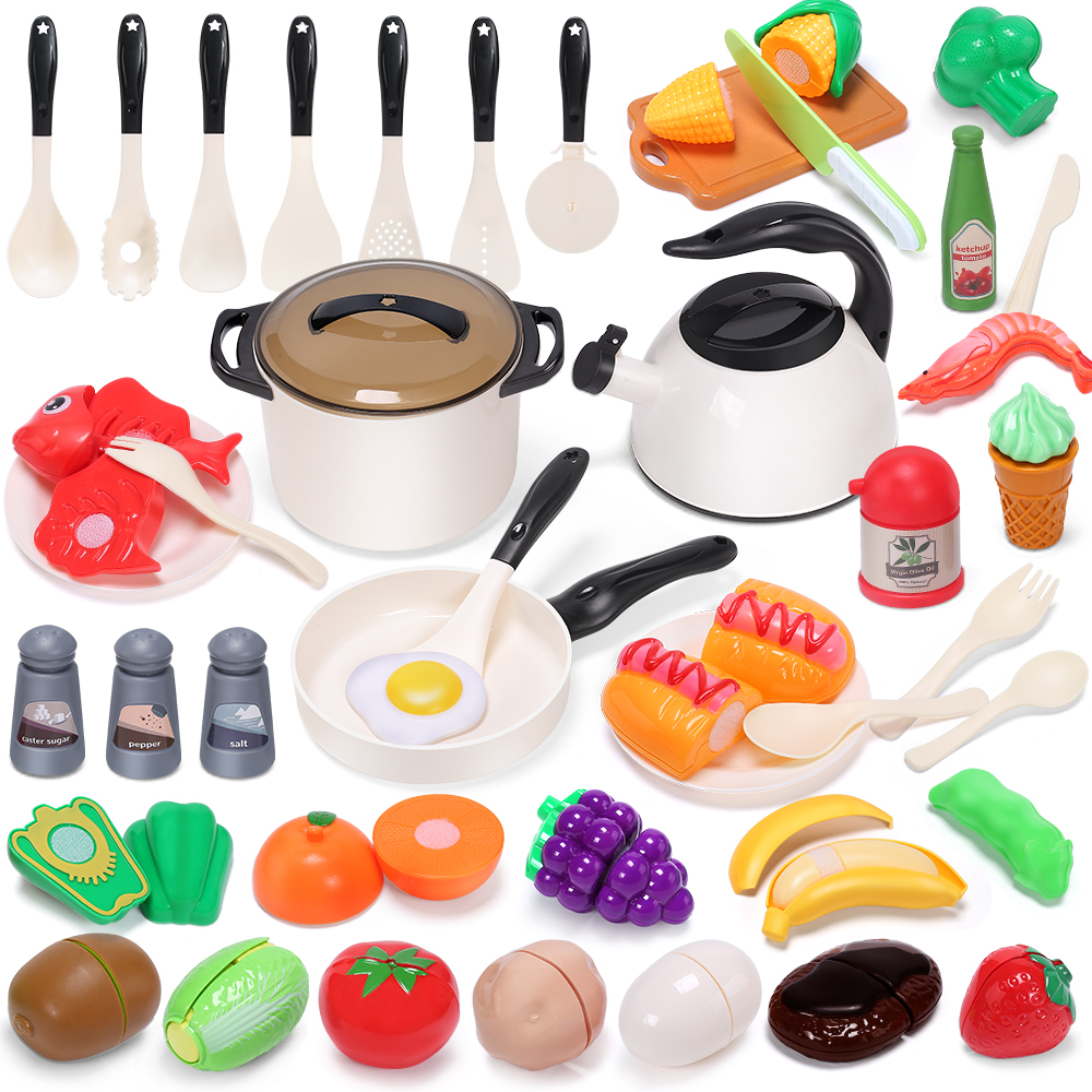 Kitchen Connection Mini Plastic Kids Cookware Kitchen Set - Walmart.com